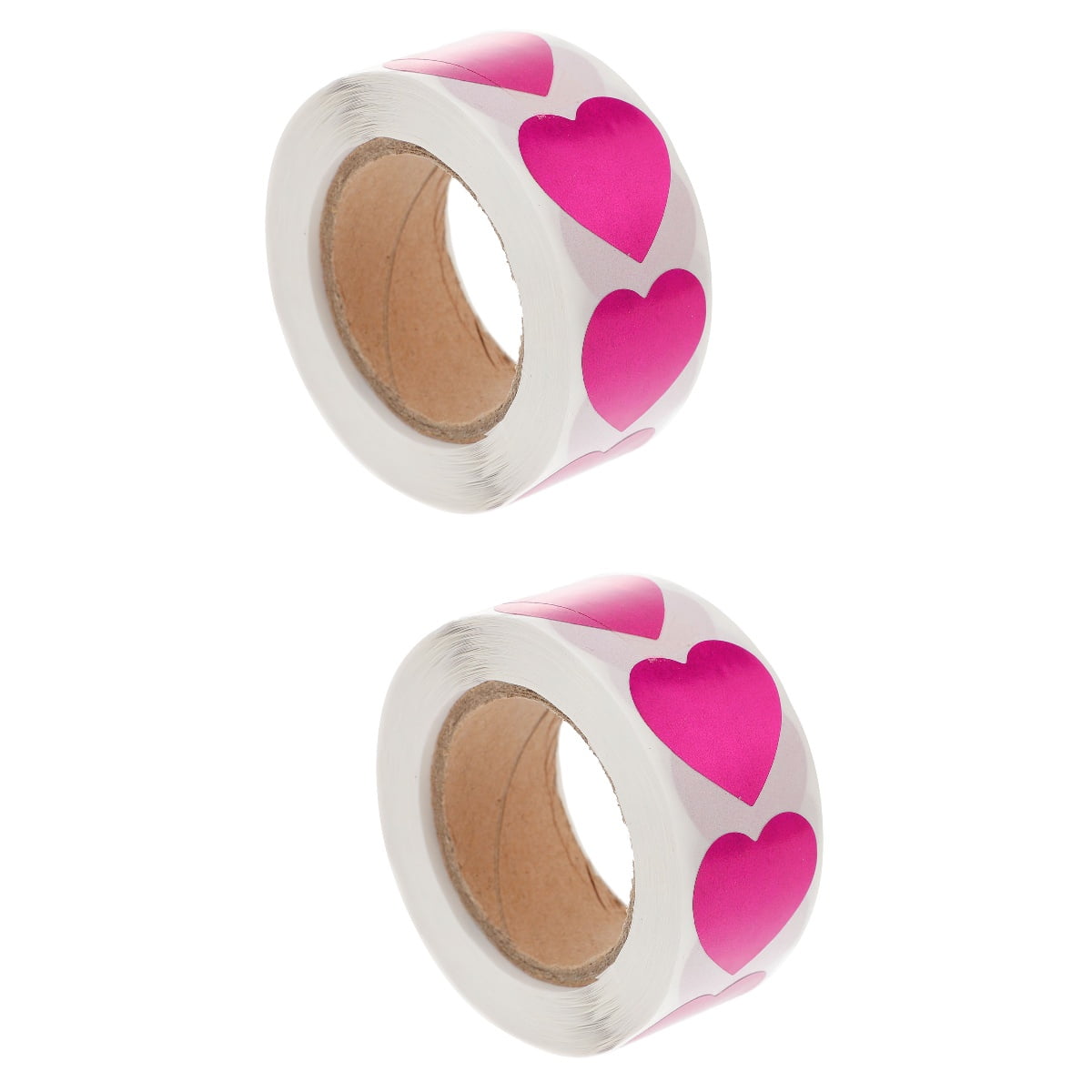 1000 Pcs Tanning Stickers Gift Labels Body Tanning Heart Stickers Pink ...