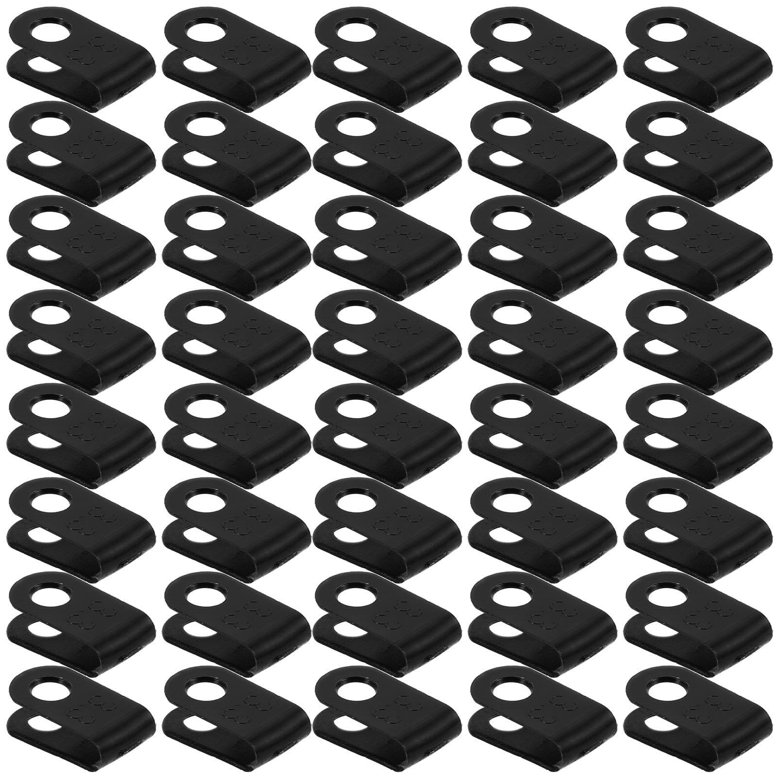 1000 Pcs U-shaped Cable Management Clip Cable Clips Fasteners Tube ...