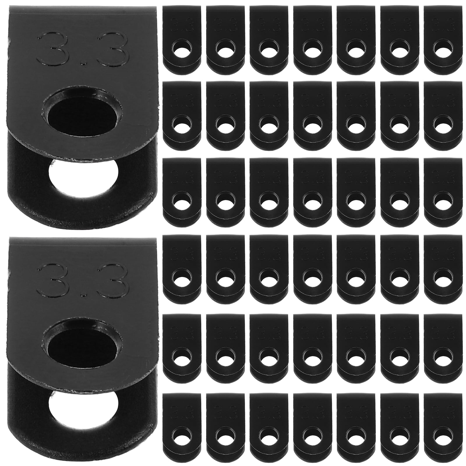 1000pcs Plastic Cable Clamps Wire Fasteners Clips for Cable ...