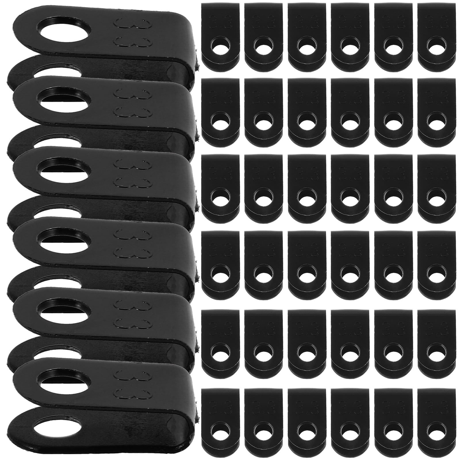 1000 Pcs U-shaped Cable Management Clip Fasteners Cable Wall Clip Wire ...