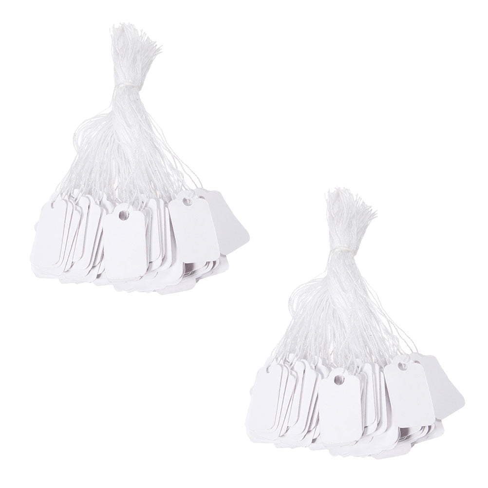 1000 Pcs Wire Labels Label Blank Hang Tag Price Tags 0.1X1.3X2.3CM ...