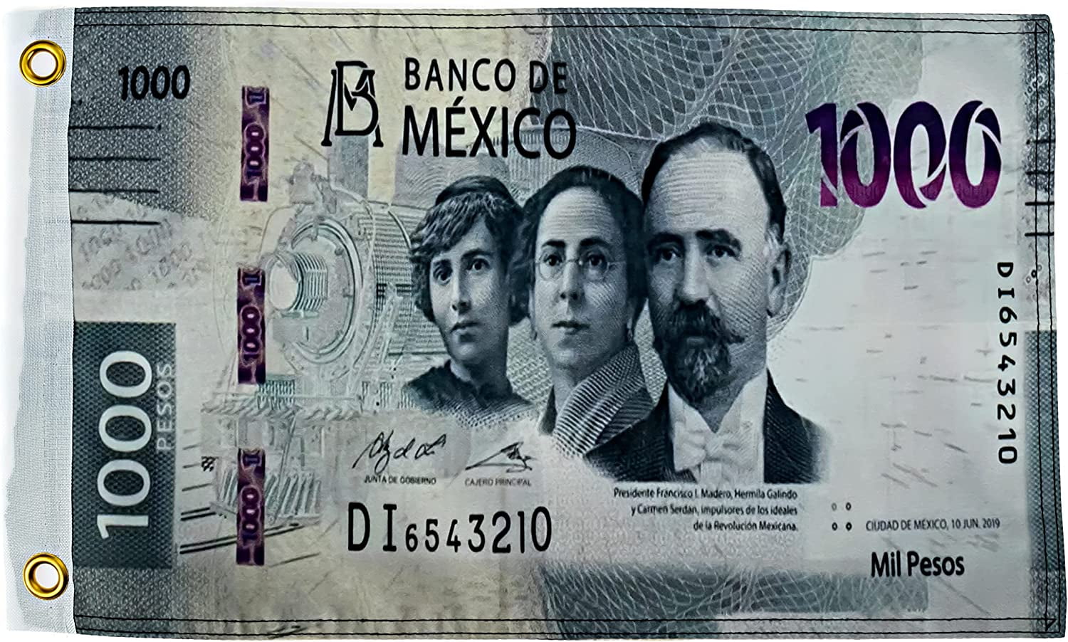 $1000 Pesos Flag 12x18 Inches - Perfect for UTV ATV SxS Boats - Attach ...