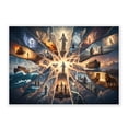 1000-Piece Adult Wood Jigsaw Puzzle, Jesus with Biblical Scenes Collage ...