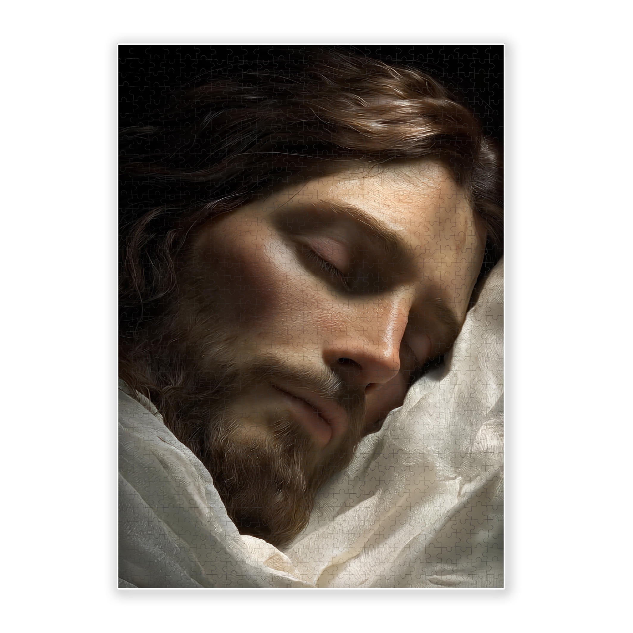 1000-Piece Adult Wood Jigsaw Puzzle, Sleeping Jesus Christ Religious ...