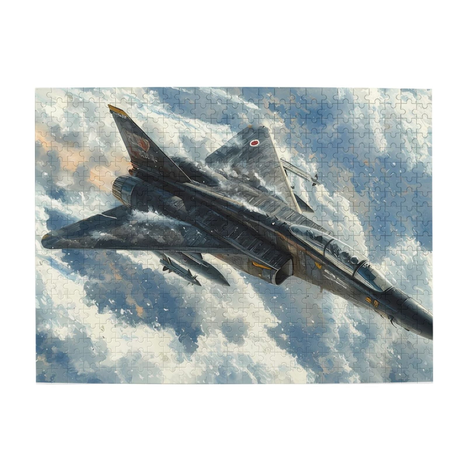 1000 Piece Artistic Wooden Fighter Jet Jigsaw Puzzle For Adults ...