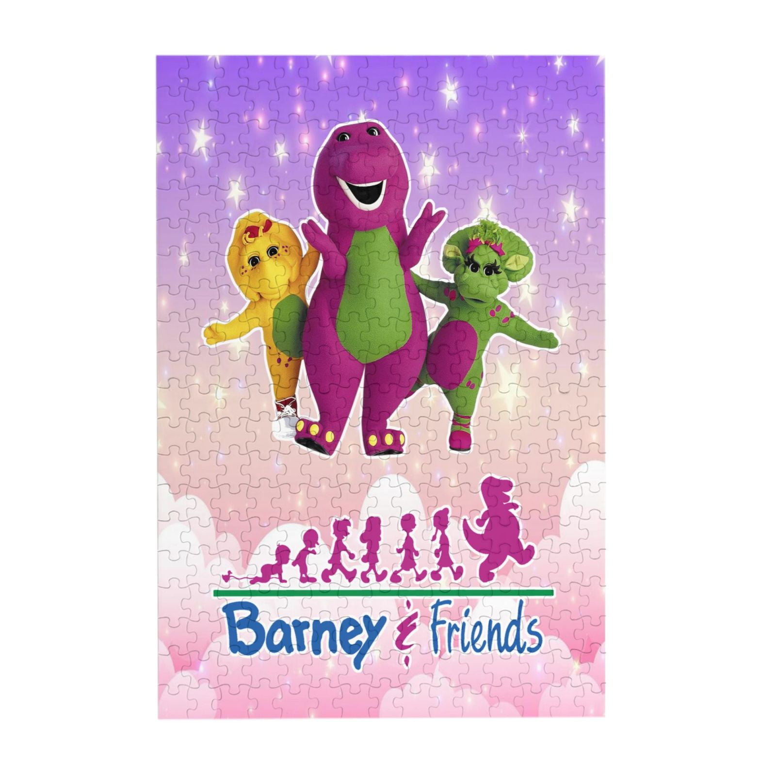 1000 Piece Barney And Friends Jigsaw Puzzle for Adults Leisure Gift for ...
