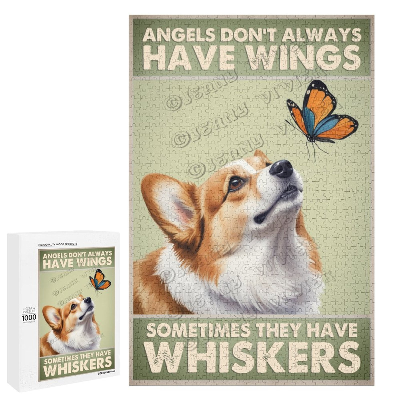 1000-Piece Corgi Dog Puzzle for Adults - A Fun and Relaxing Way to ...