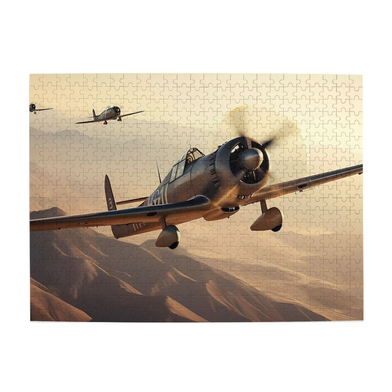 1000 Piece Dramatic Fighter Planes Jigsaw Puzzle For Adults ...