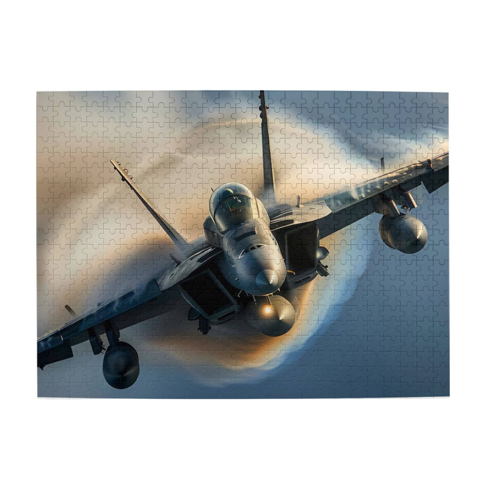 1000 Piece Dynamic Fighter Jet Jigsaw Puzzle For Adults Challenging ...