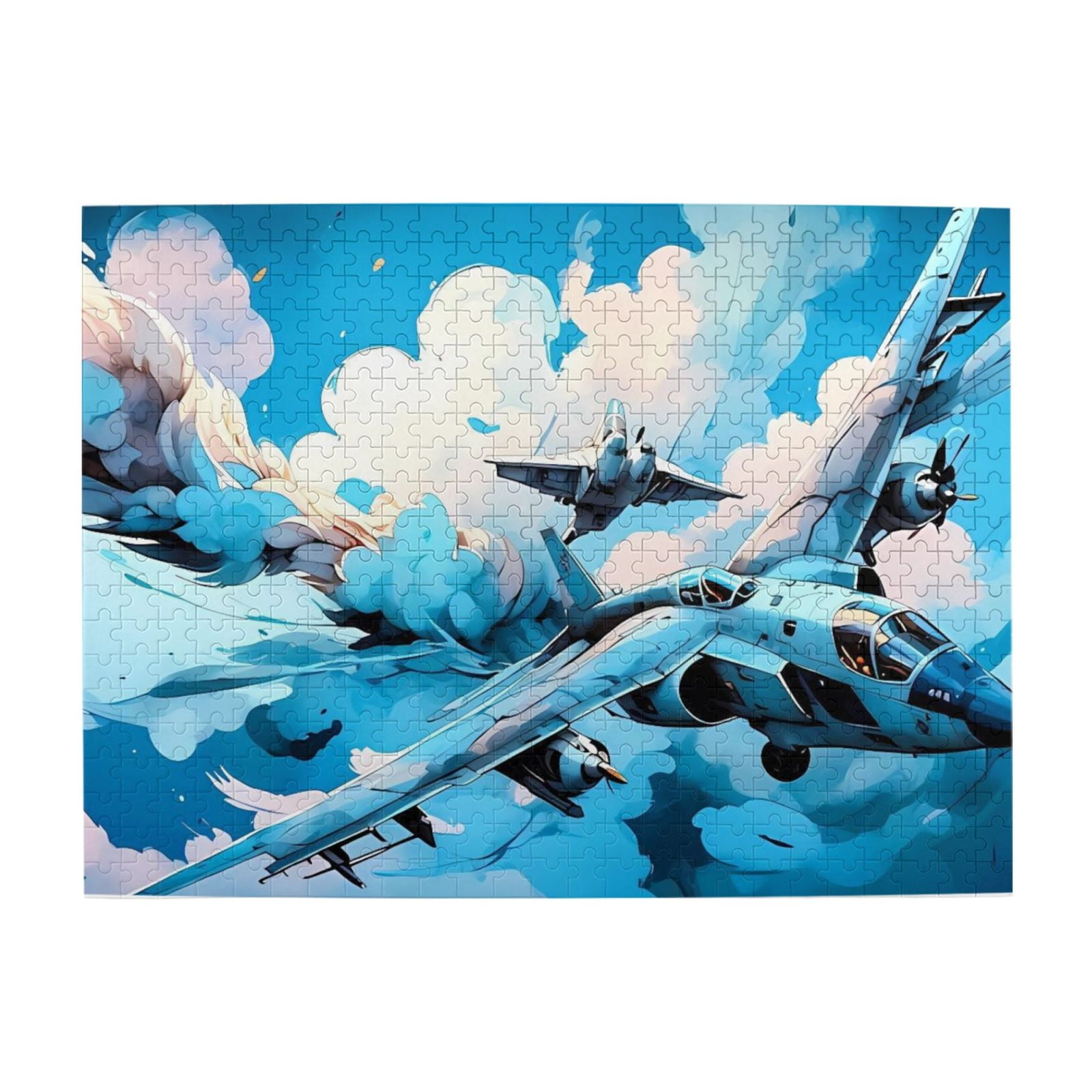 1000 Piece Fighter Jet Jigsaw Puzzle For Adults Challenging & Relaxing ...