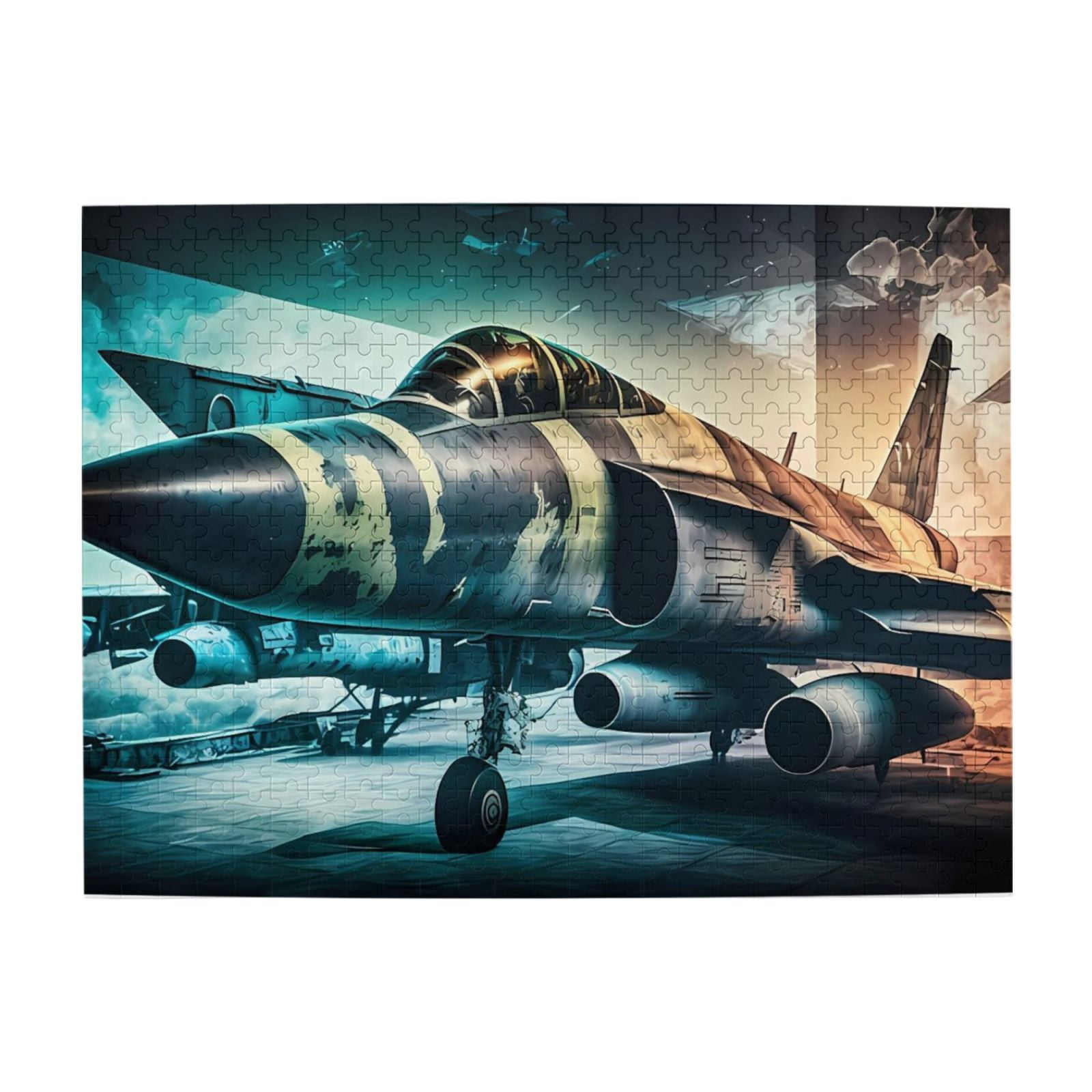1000 Piece Fighter Jet Jigsaw Puzzle For Adults – Fun & Challenging ...