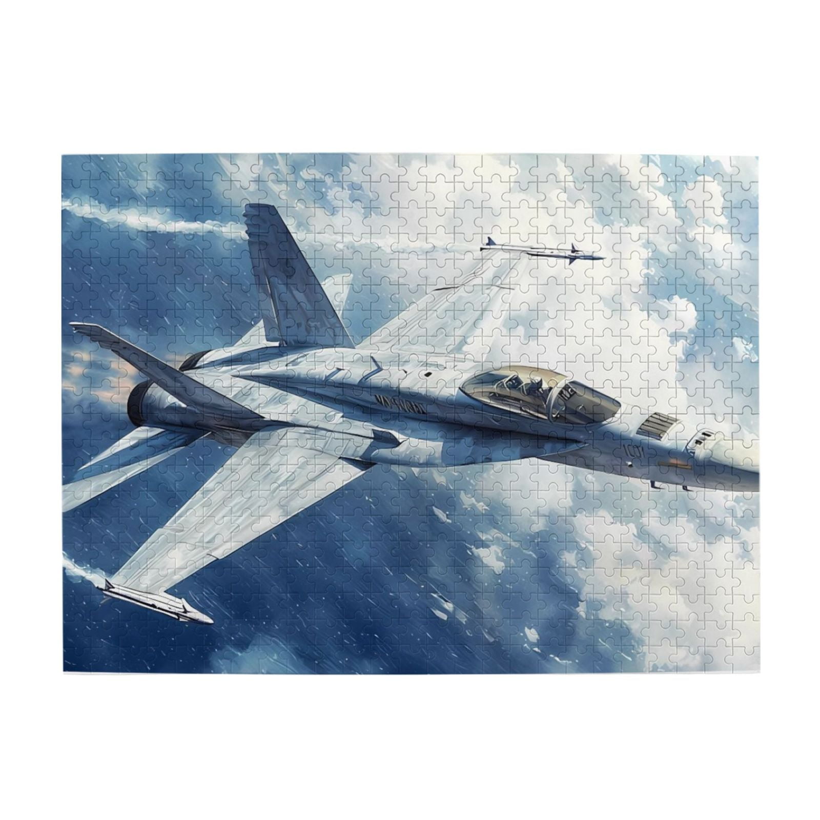 1000 Piece Fighter Jet Jigsaw Puzzle For Adults – Majestic Military ...