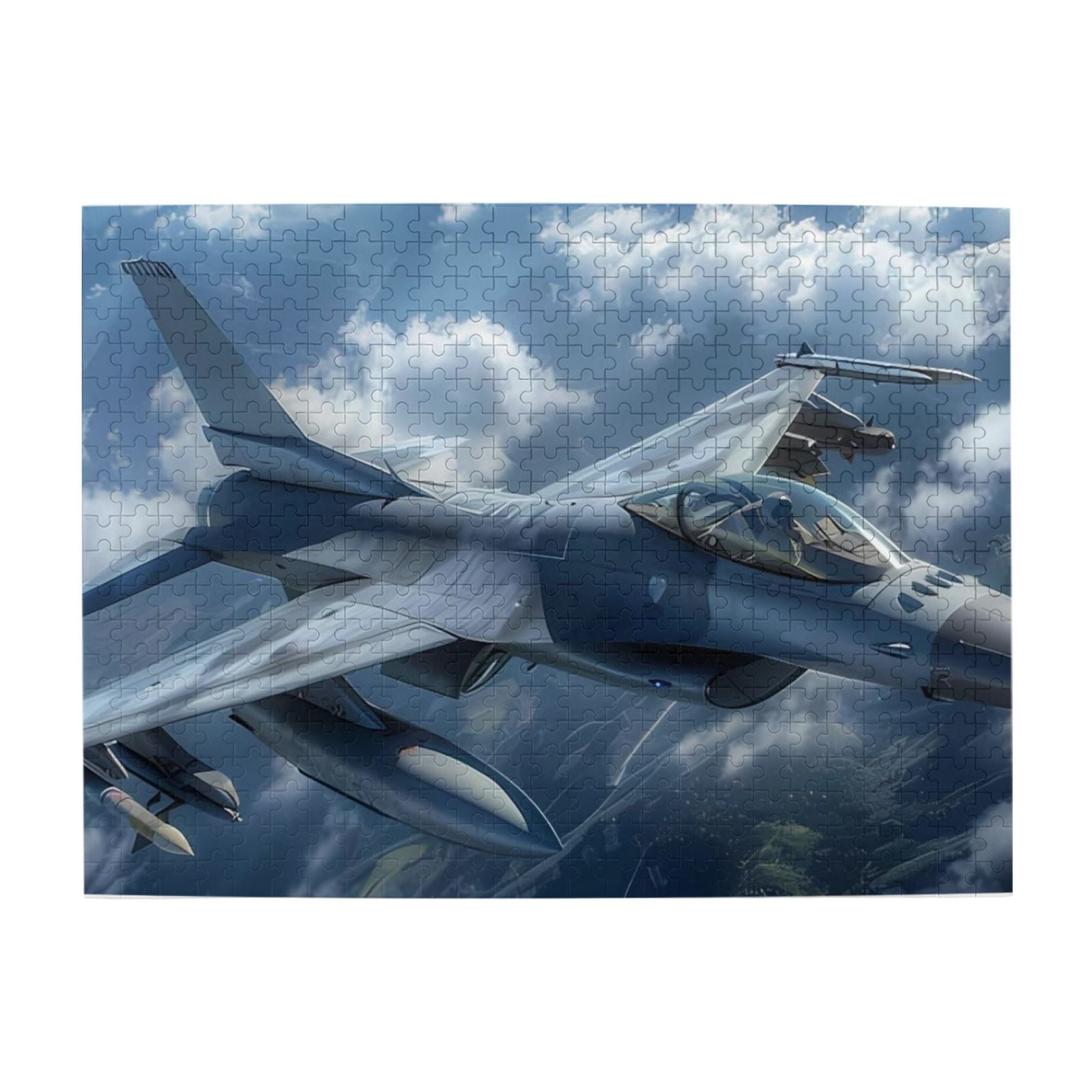 1000 Piece Fighter Jet Jigsaw Puzzle For Adults – Stunning Aerial ...