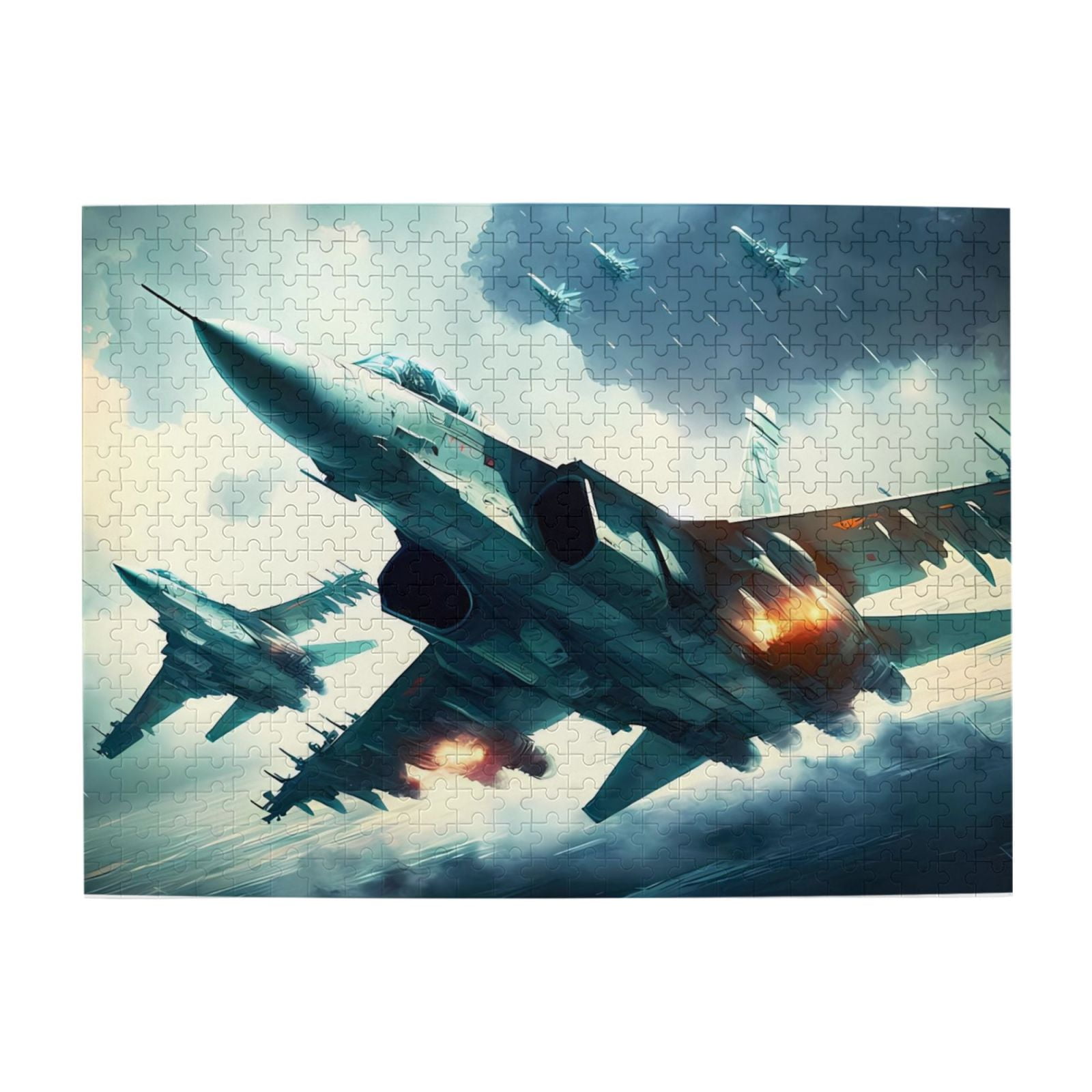 1000 Piece Fighter Jet Squadron Jigsaw Puzzle For Adults – Dynamic ...