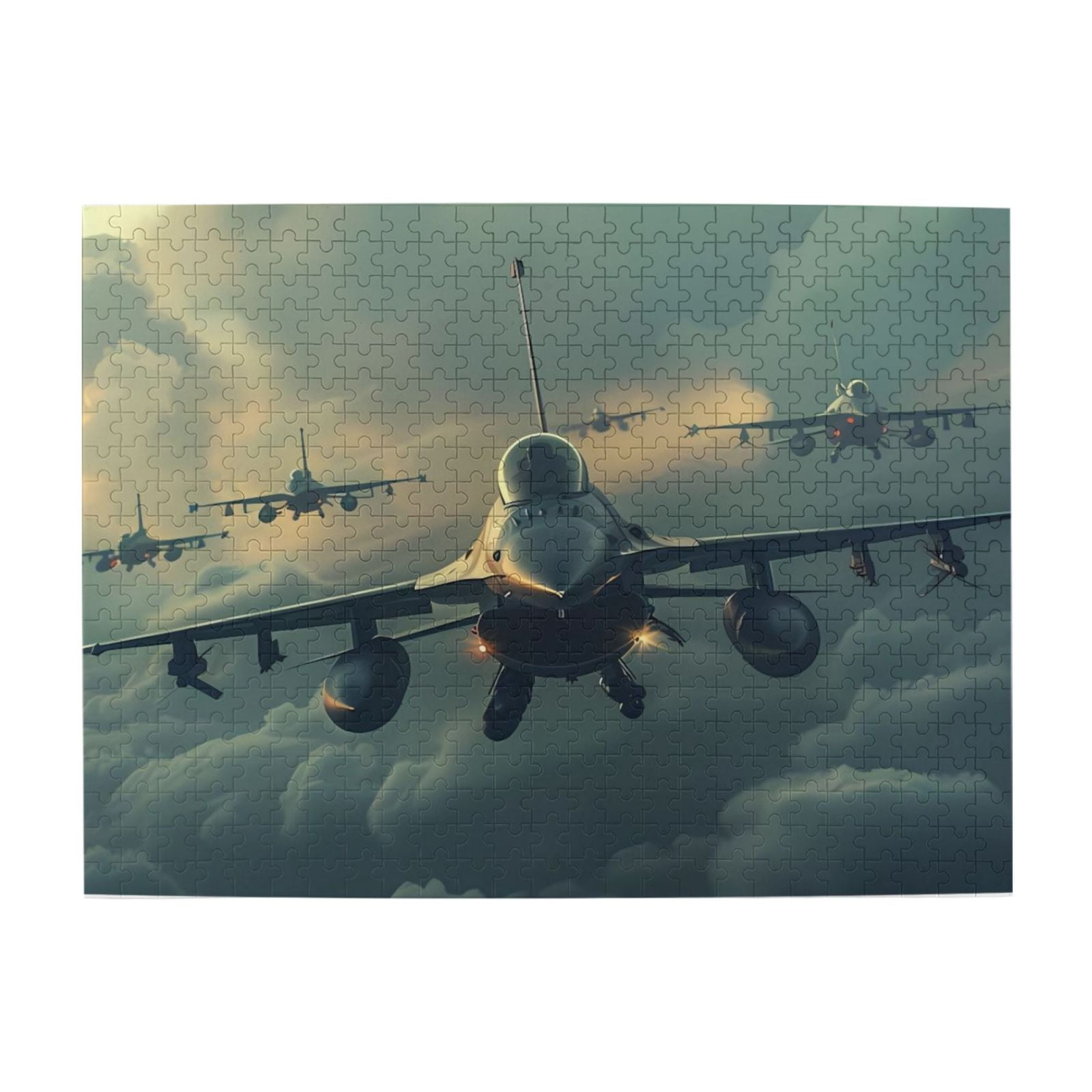 1000 Piece Fighter Jet Squadron Jigsaw Puzzle For Adults – Military ...