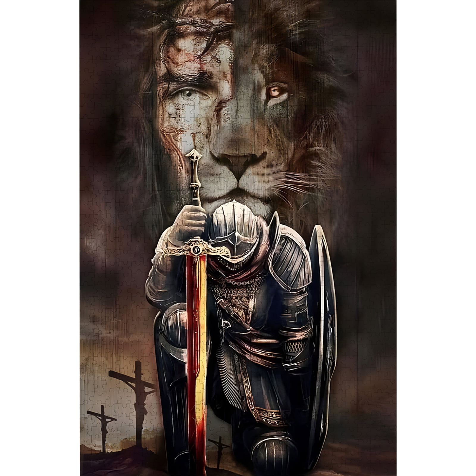 1000 Piece High-quality Wood Puzzle,Jesus, Paladin's. Family Fun ...