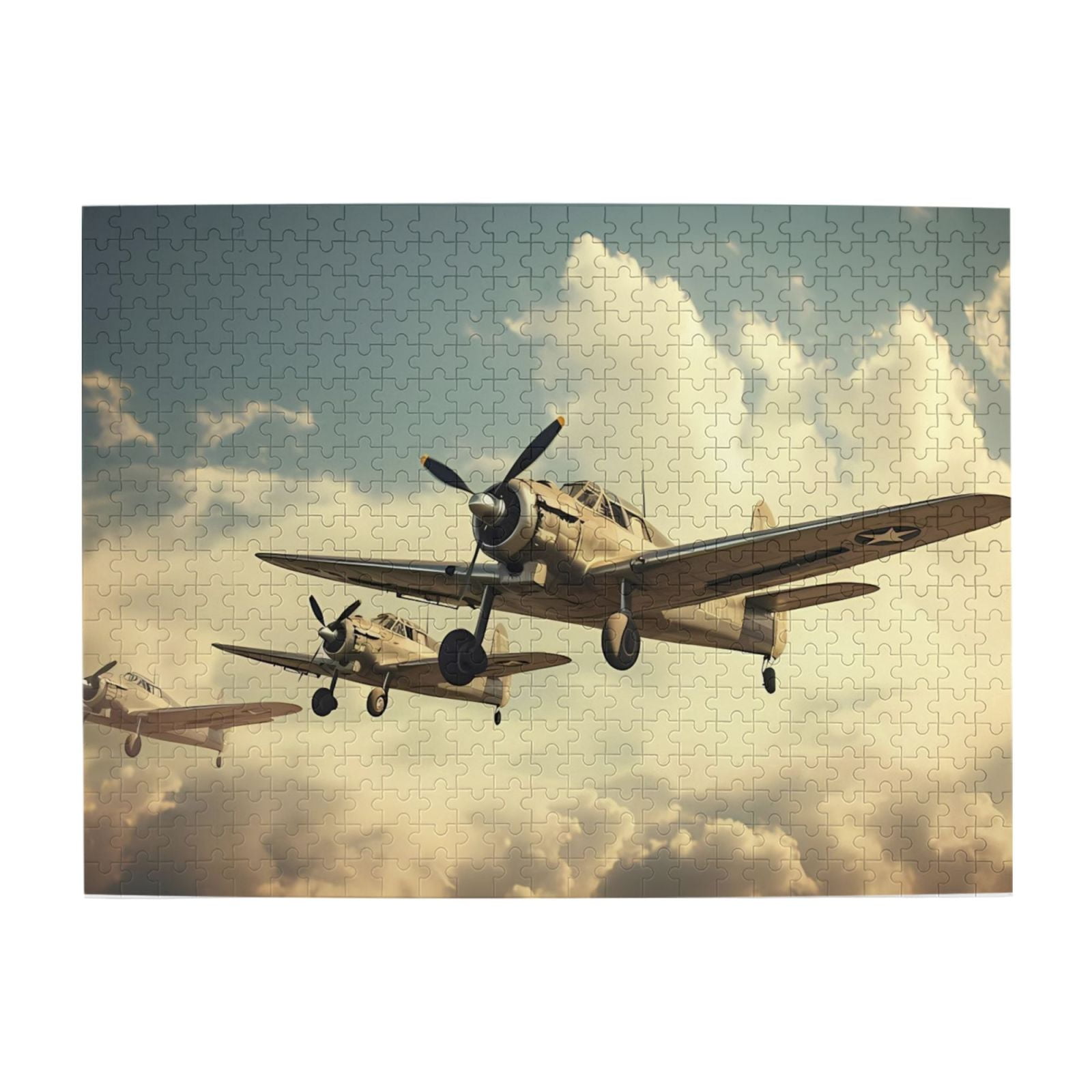 1000 Piece Historical WWII Fighter Planes Jigsaw Puzzle For Adults ...