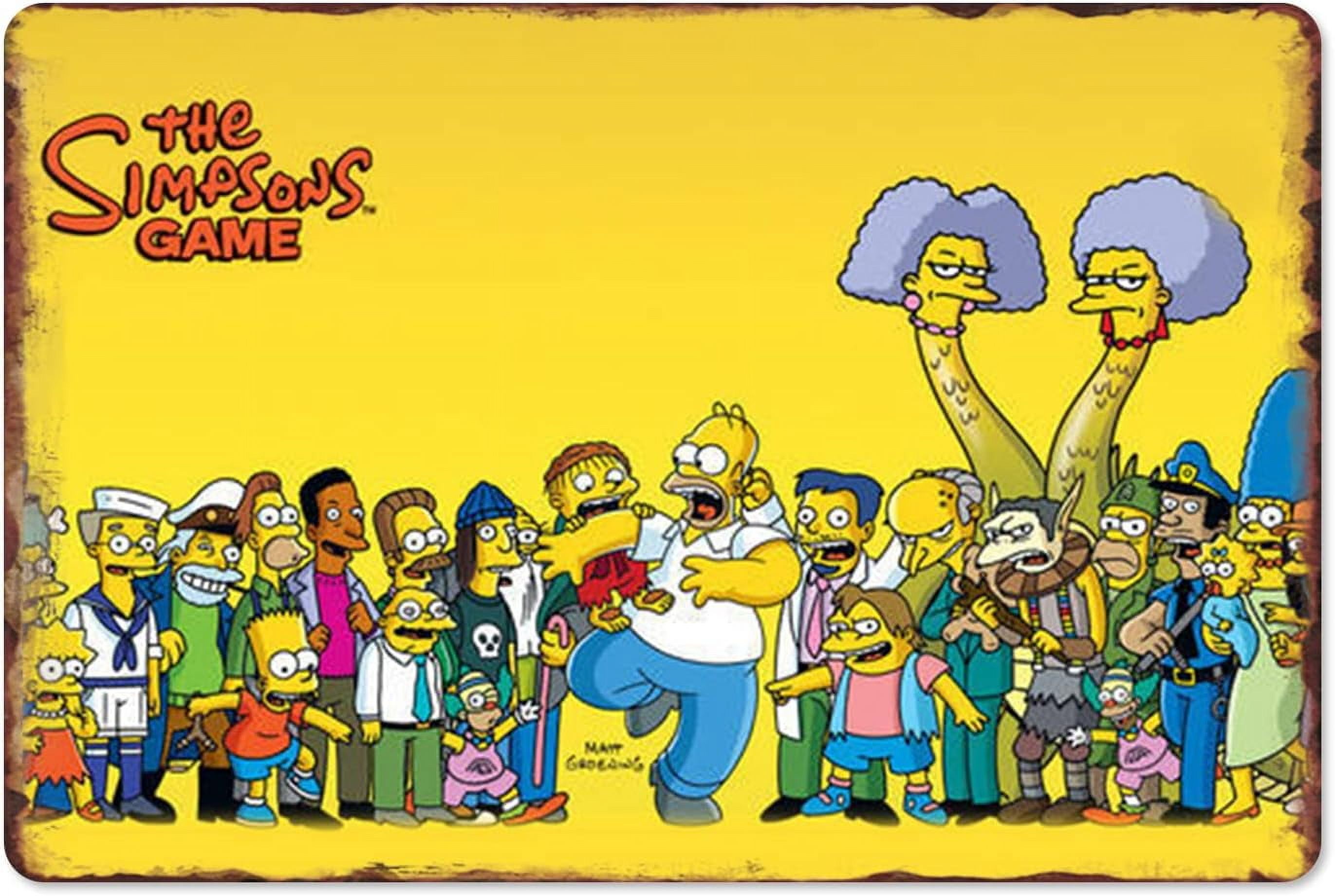 1000 Piece Jigsaw Puzzle For Adults And Families -The Simpsons Game ...