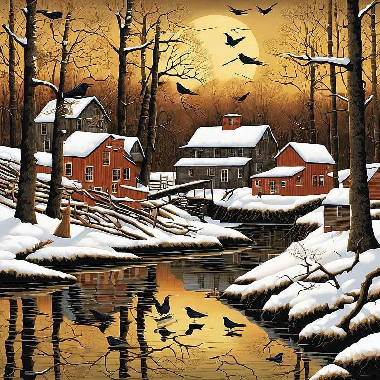 1000 Piece Jigsaw Puzzle - Blackbirds Roost at Mill Creek - and ...