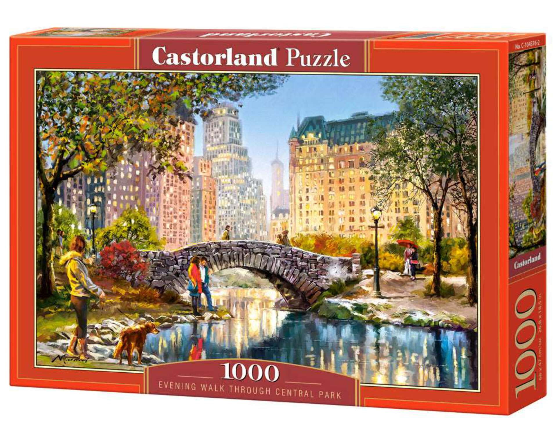 1000 Piece Jigsaw Puzzle, Evening Walk Through Central Park, Manhattan ...