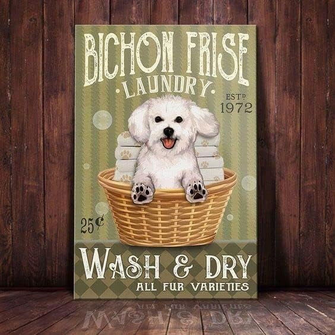1000 Piece Jigsaw Puzzle For Adults And Families - Bichon Frise Laundry ...