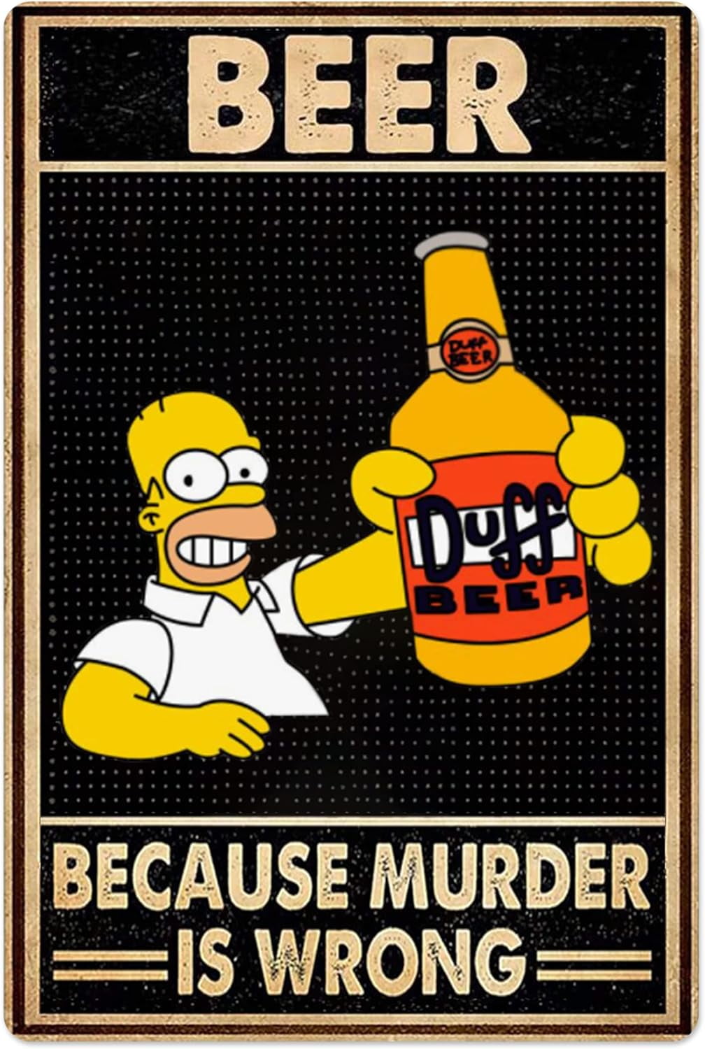 1000 Piece Jigsaw Puzzle For Adults And Families -Homer Simpson Duff ...