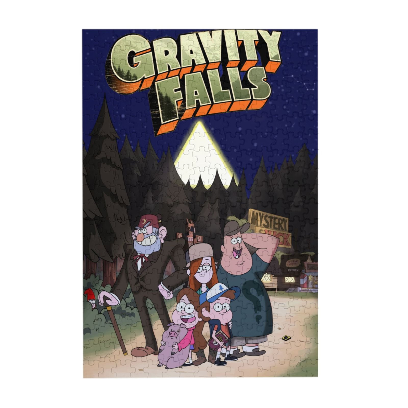 1000 Piece Jigsaw Puzzle For Adults & Kids - Gravity Falls Puzzle For ...
