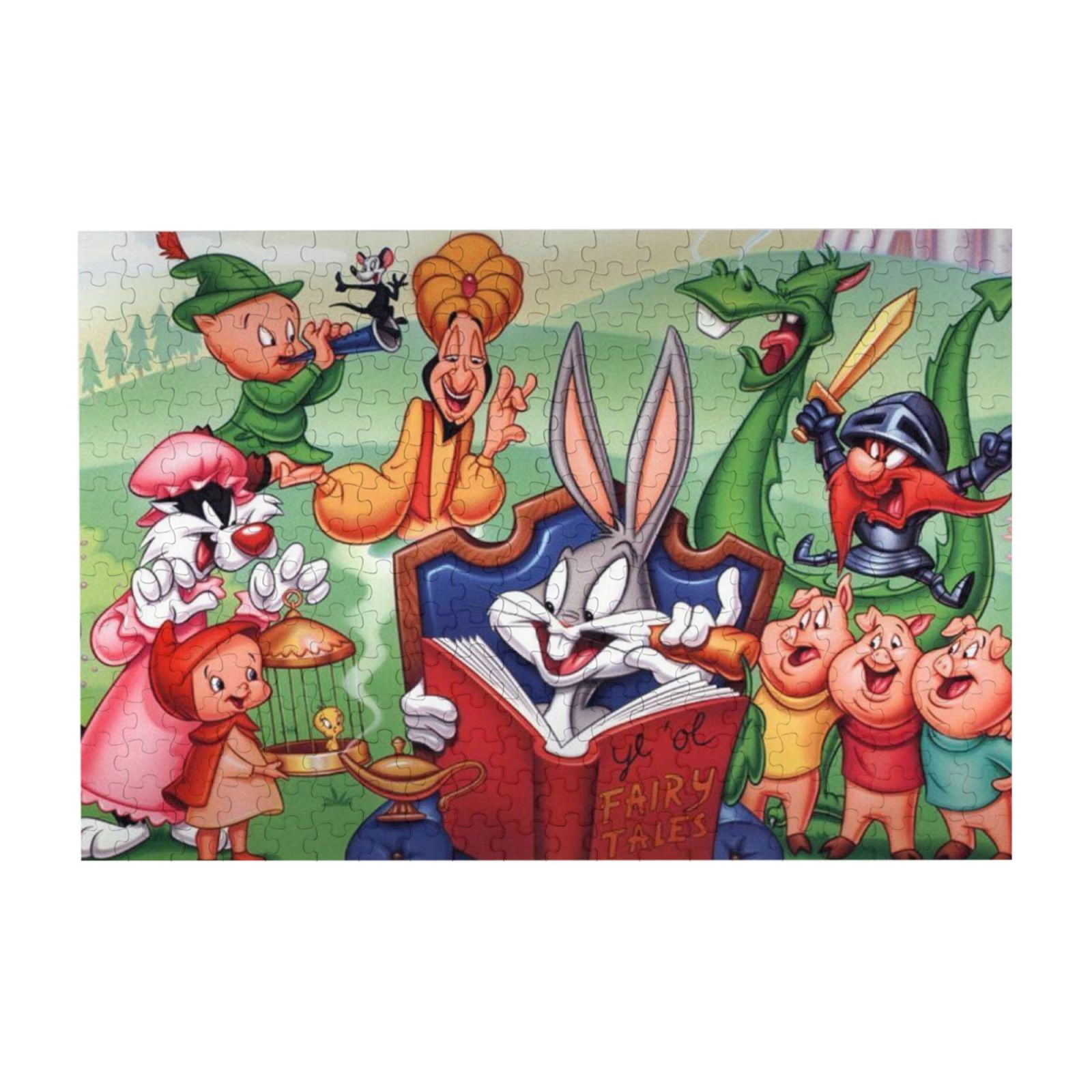 1000 Piece Jigsaw Puzzle For Adults & Kids - Looney Tunes Cartoons ...