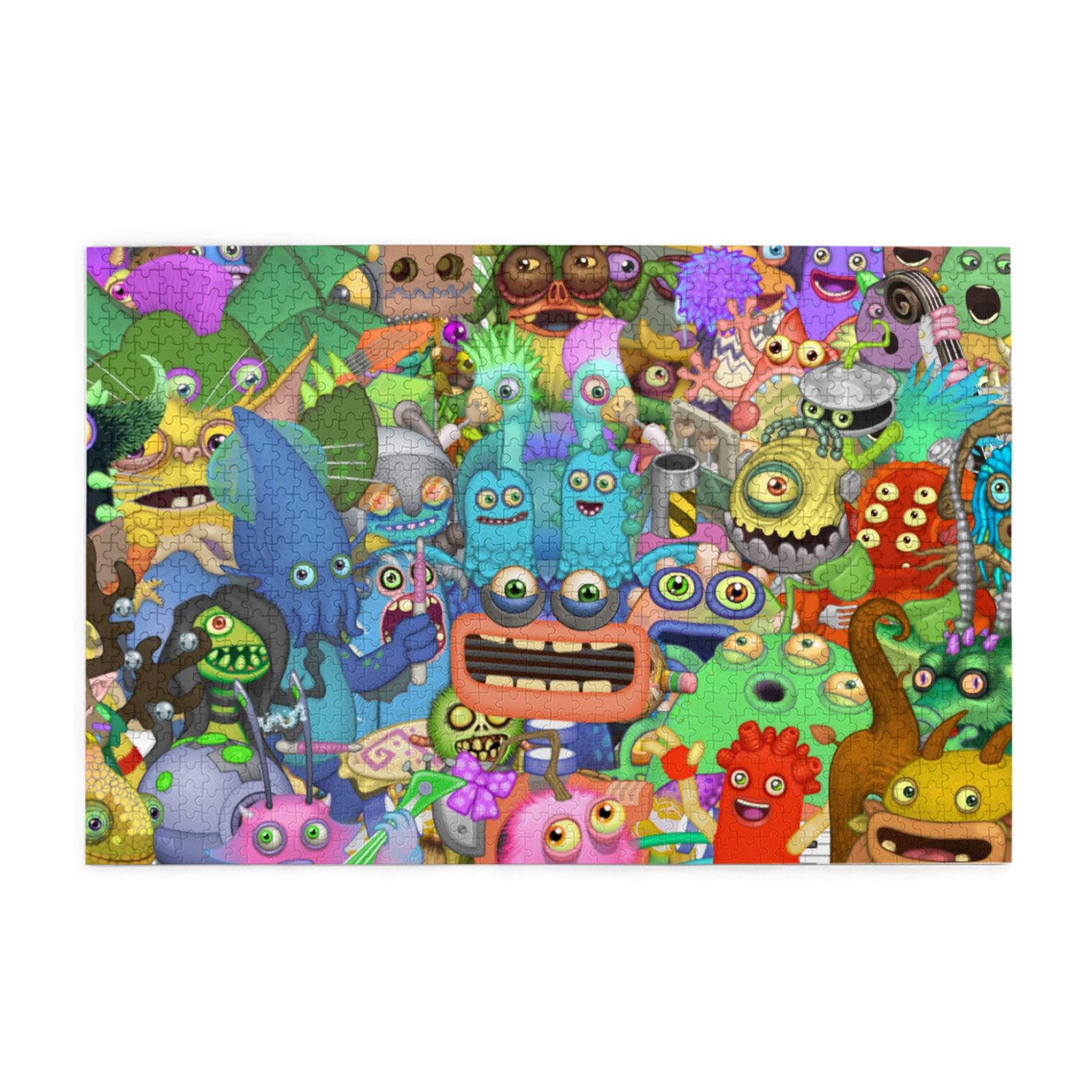 1000 Piece Jigsaw Puzzle For Adults & Kids - My Singing Monsters Puzzle ...