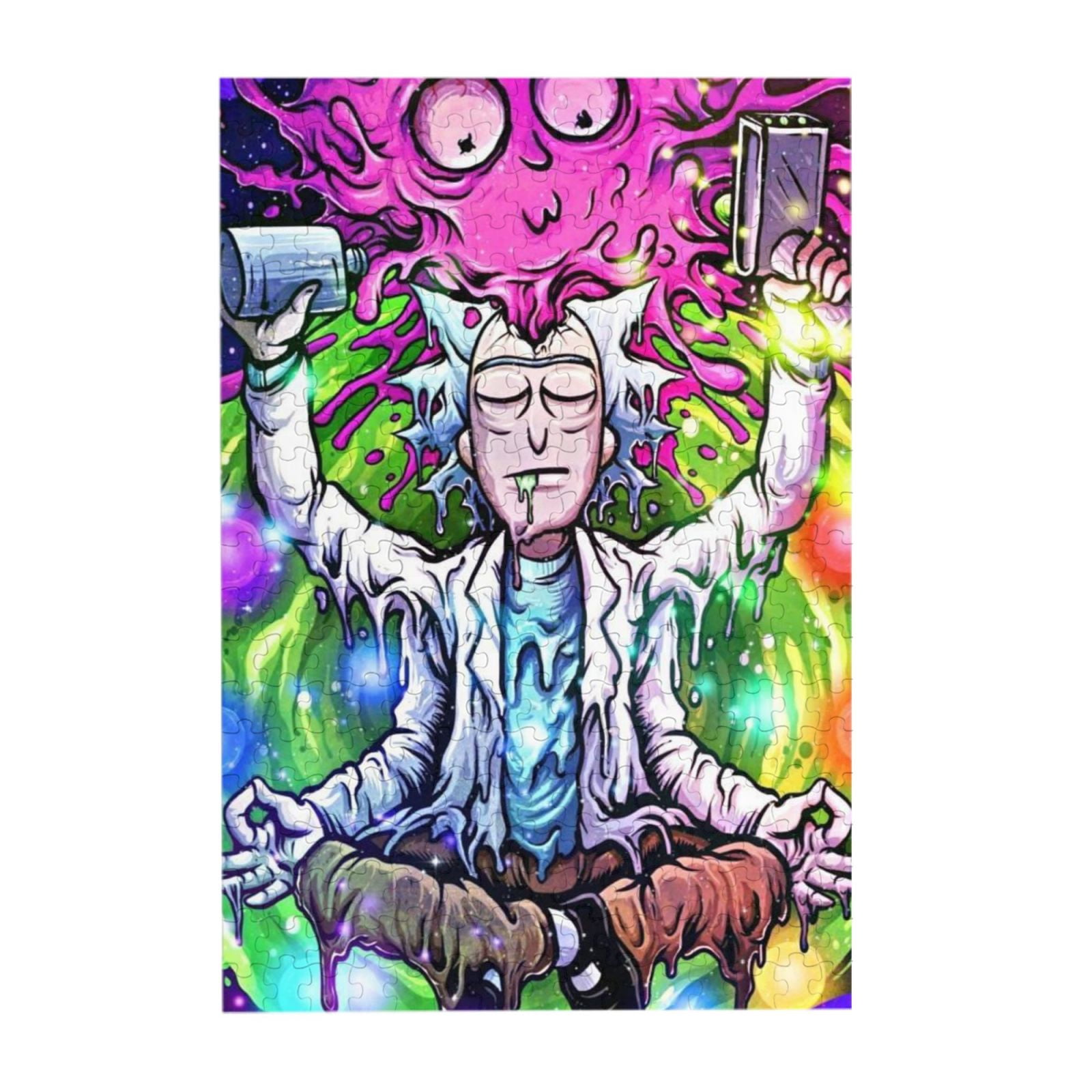1000 Piece Jigsaw Puzzle For Adults & Kids - Rick and Morty Puzzle For ...