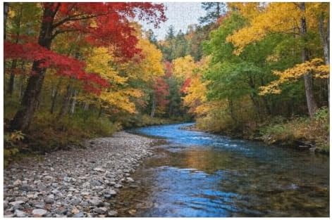 1000 Piece Jigsaw Puzzle, Forest Nature Landscape Scenic Art ...