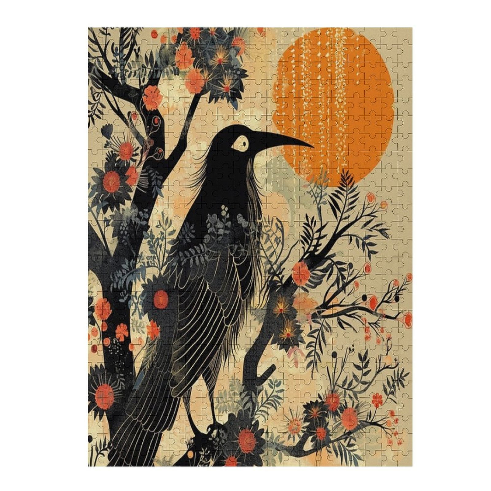 1000 Piece Jigsaw Puzzle Raven Puzzle For Beginners Learning Puzzle ...