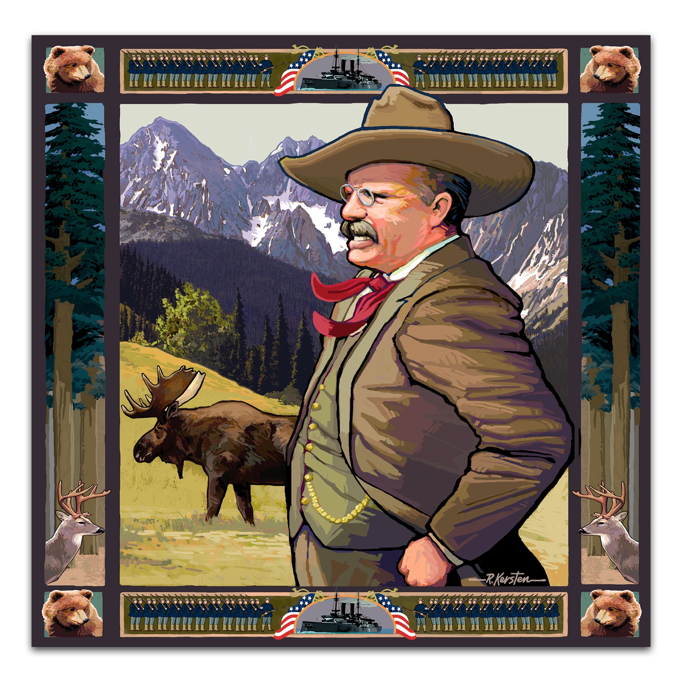 1000 Piece Jigsaw Puzzle - Teddy Roosevelt and Nature - President ...