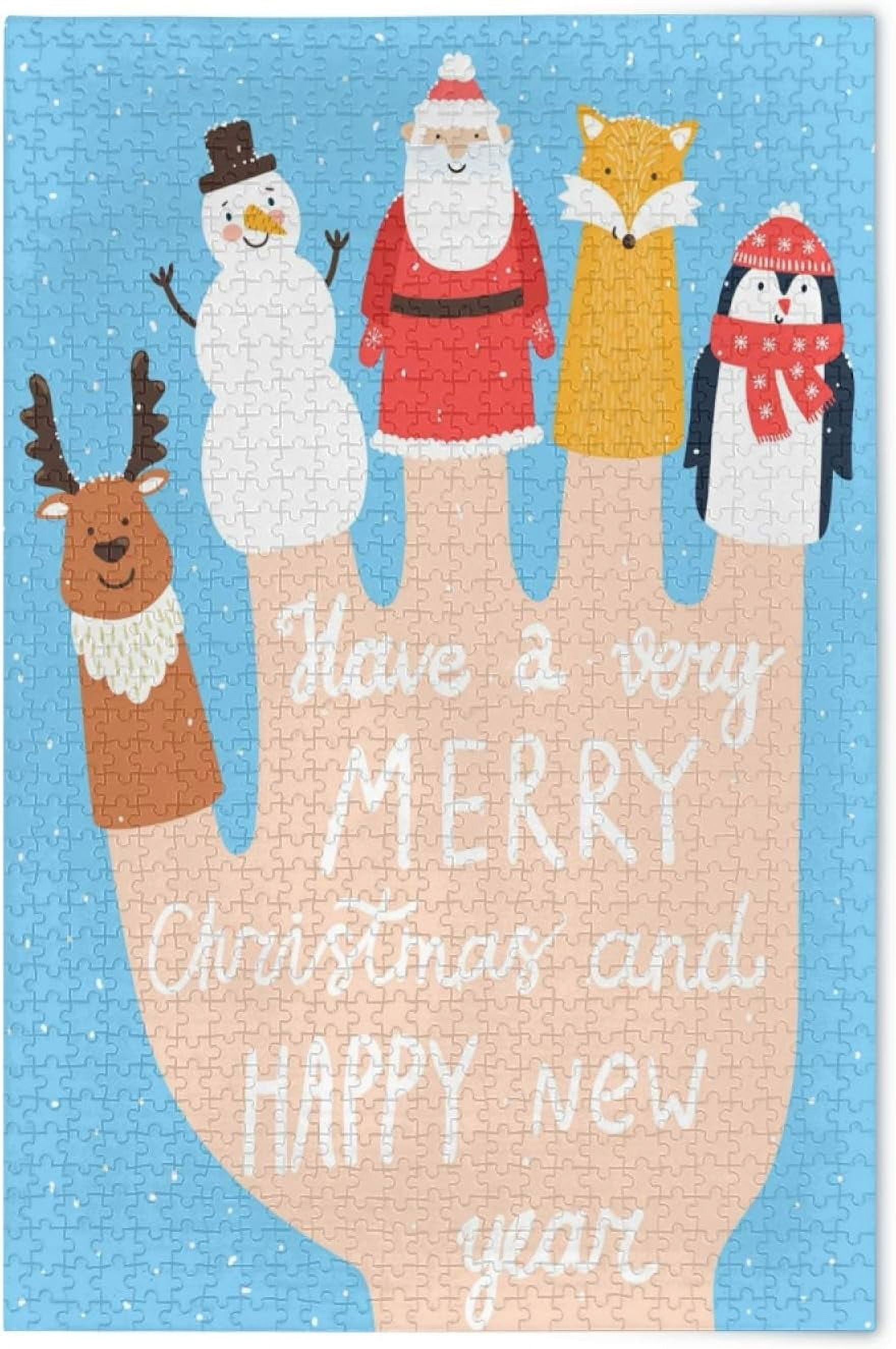 1000 Piece Jigsaw Puzzle for Adults Kids, Finger Puppets Fun Puzzles ...