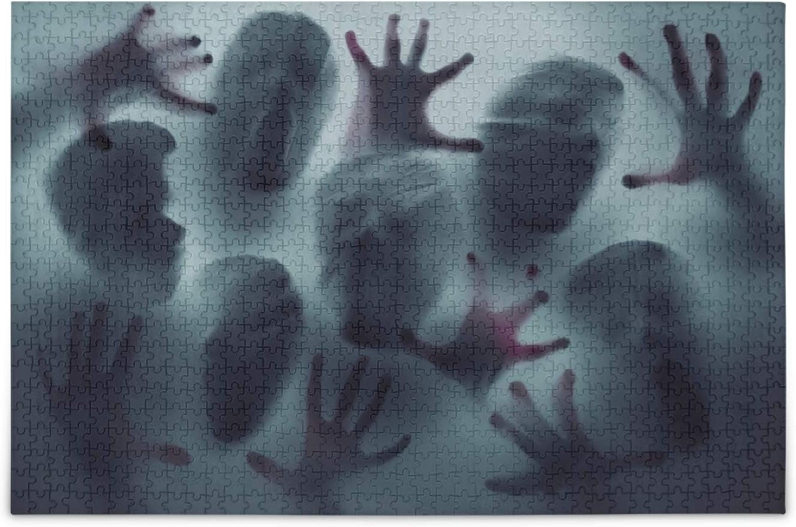 1000 Piece Jigsaw Puzzle for Adults Kids, Screaming Ghost Faces ...