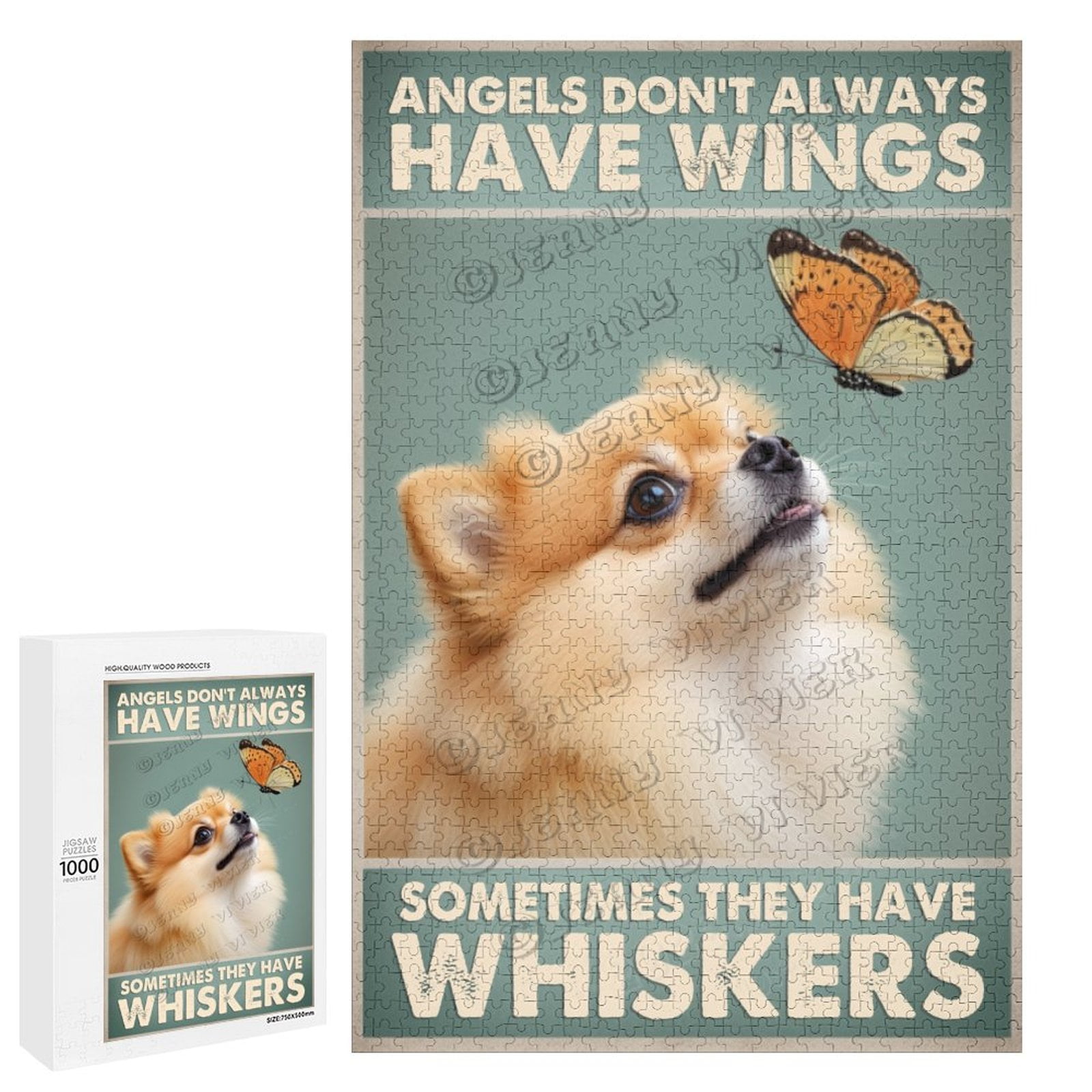 Hiromi Dog Themed 1000-Piece Jigsaw Puzzle for Adults - A Delightful ...