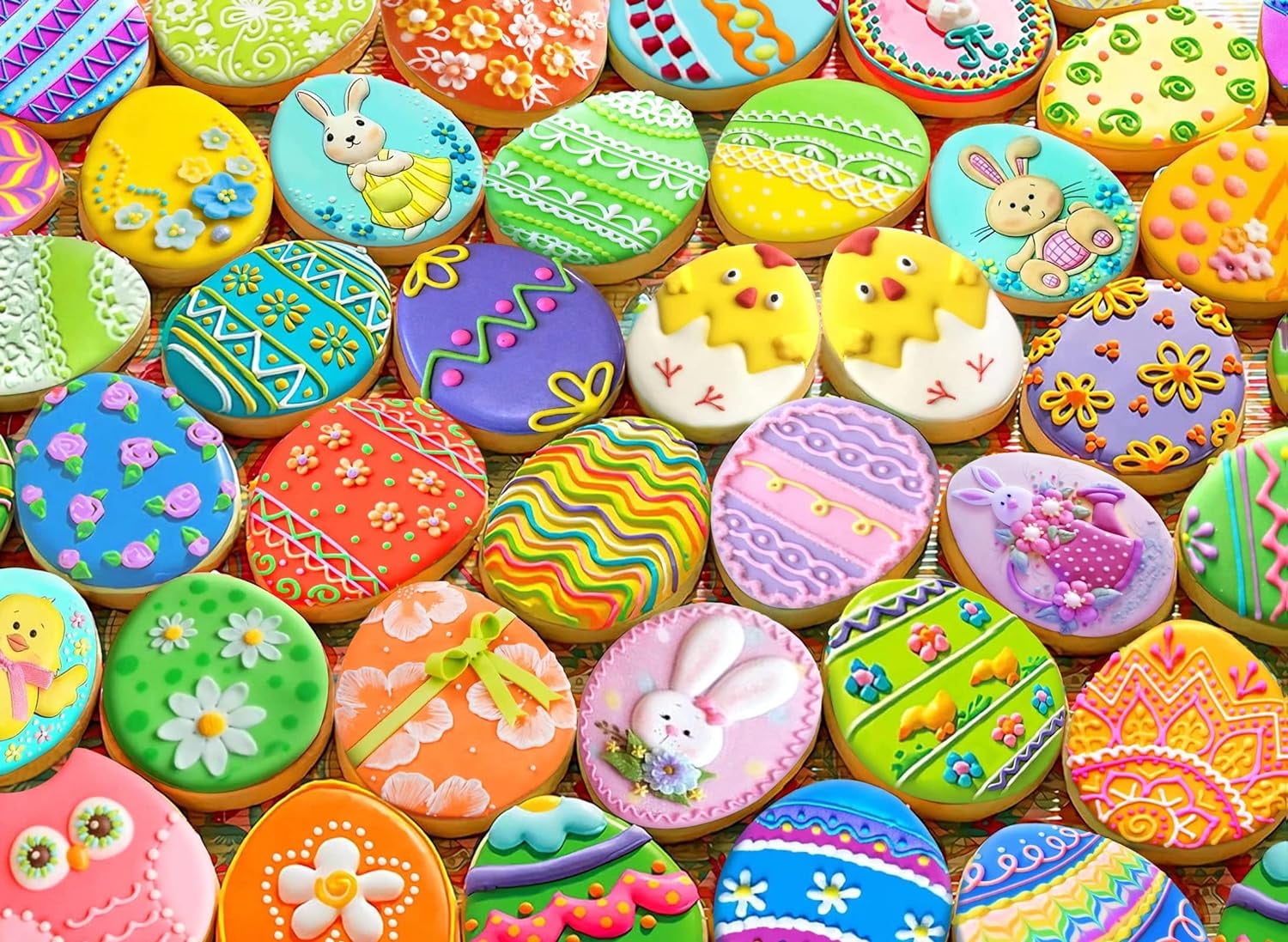 1000 Piece Jigsaw Puzzles,Easter Eggs Jigsaw Puzzles - Easter Colorful ...