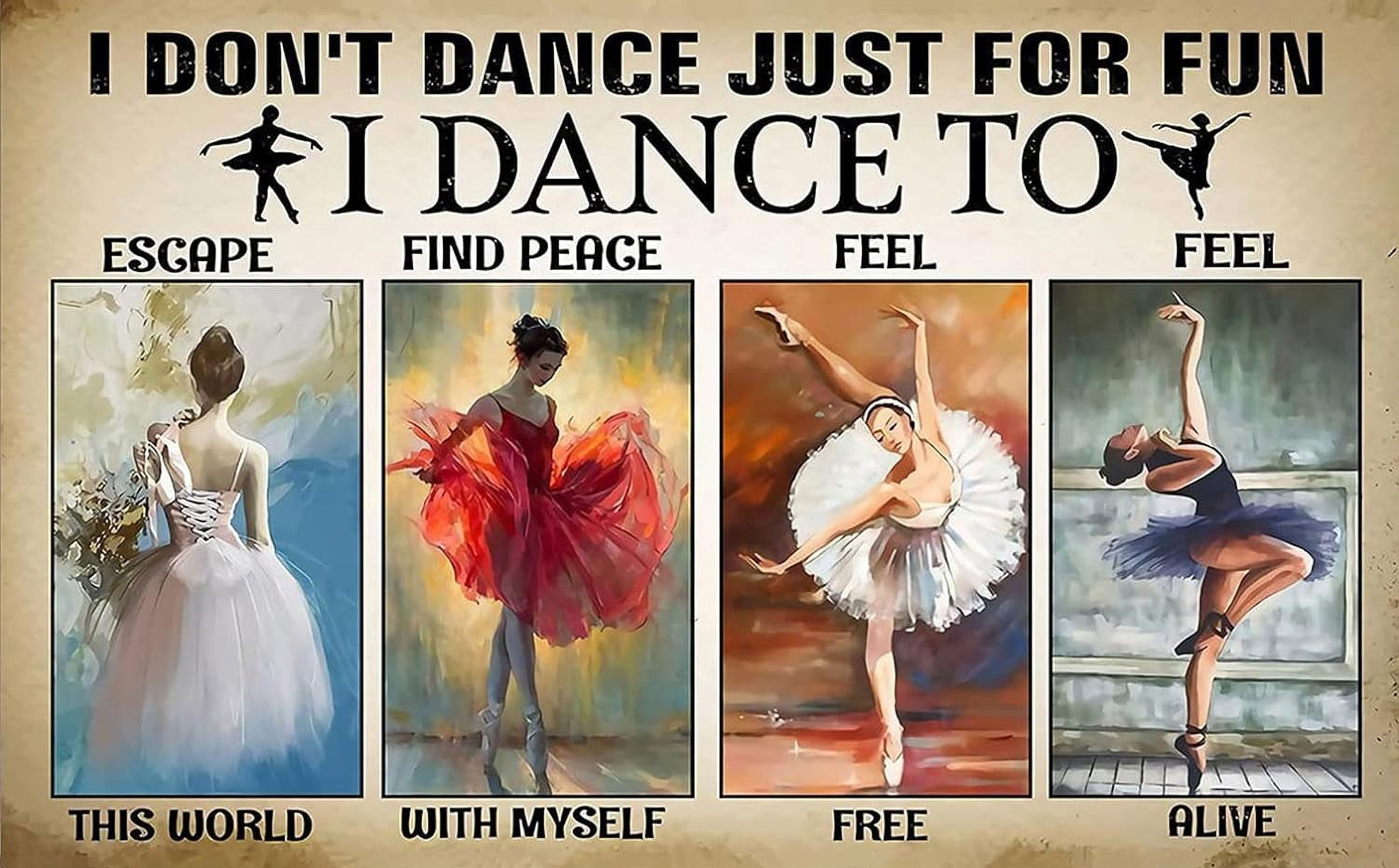 1000 Piece Jigsaw Puzzles I Don;T Dance Just for Fun Dancing Dancer ...