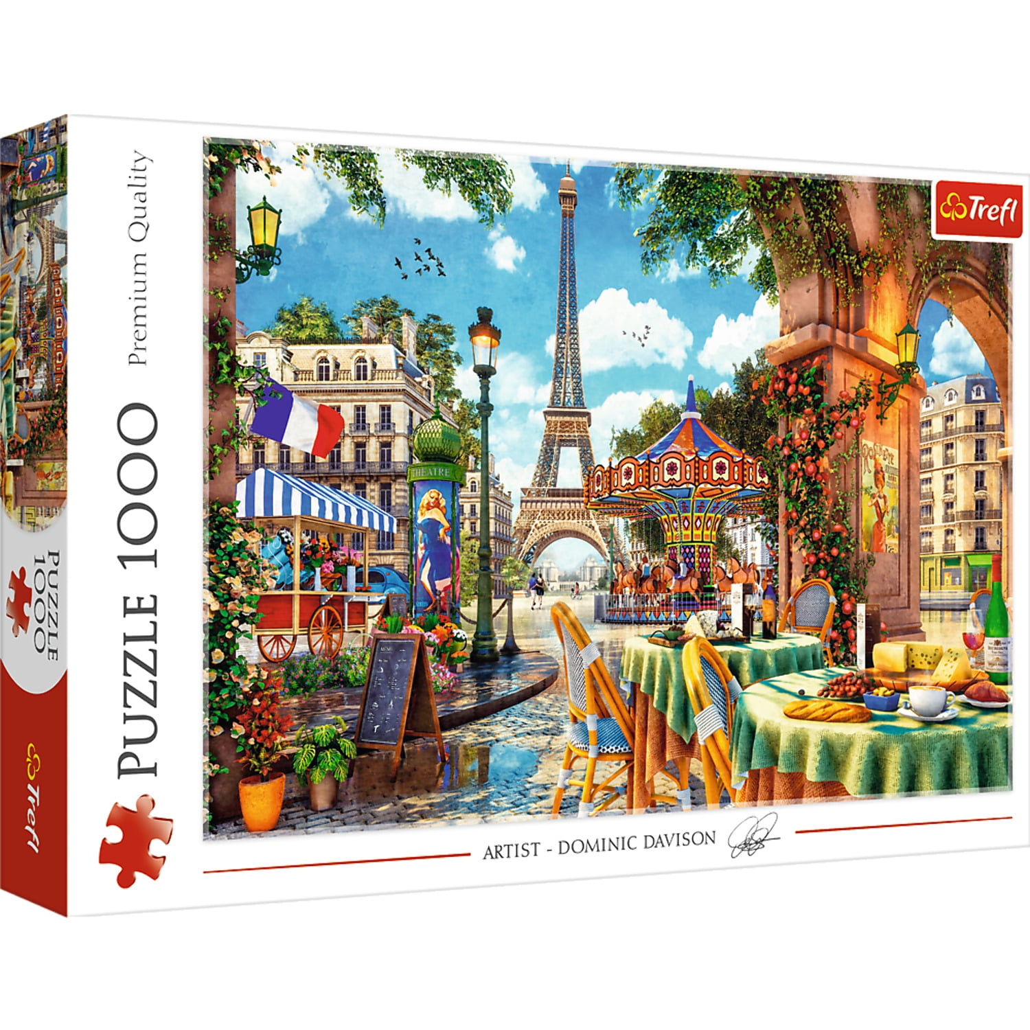 Trefl 1000 Piece Jigsaw Puzzle Parisian Morning, France - Walmart.com