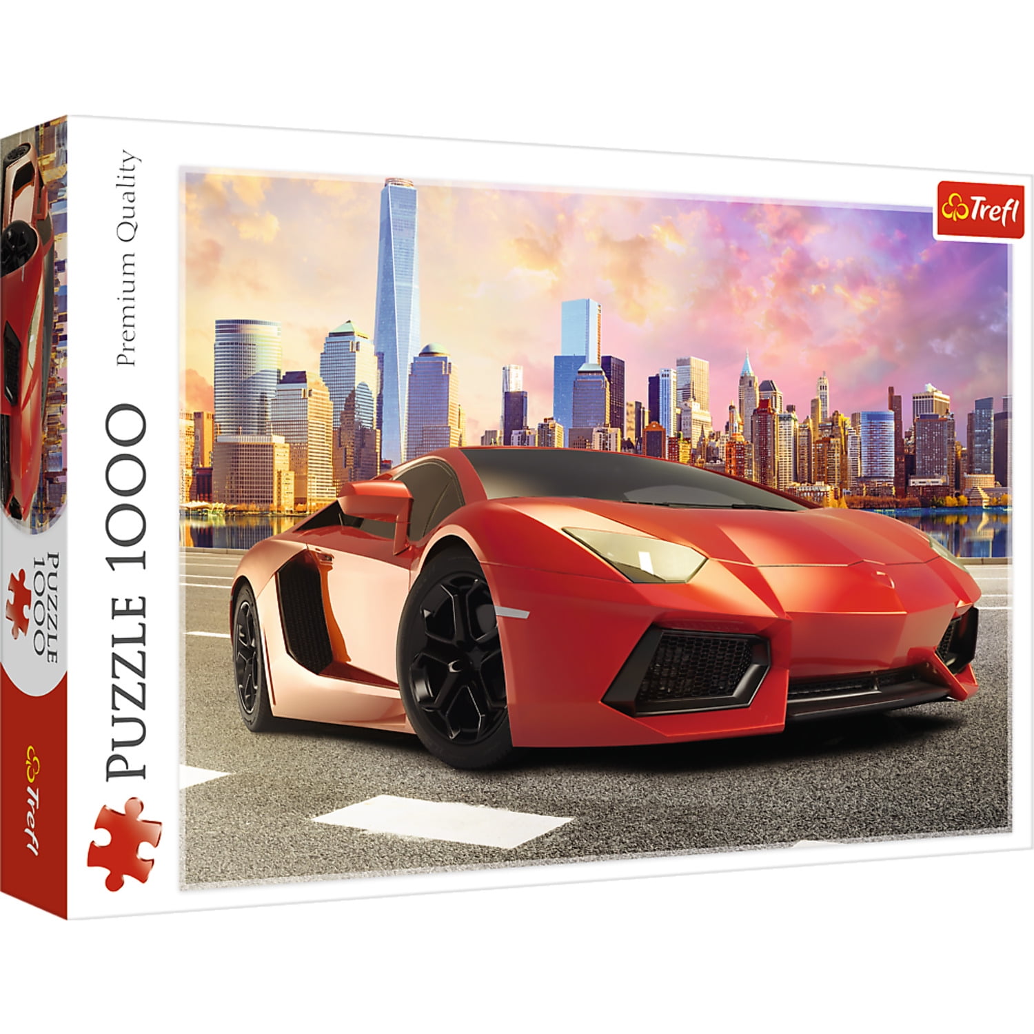 1000 Piece Jigsaw Puzzles - Sunset ride, fast car, Moto puzzle, Adult ...