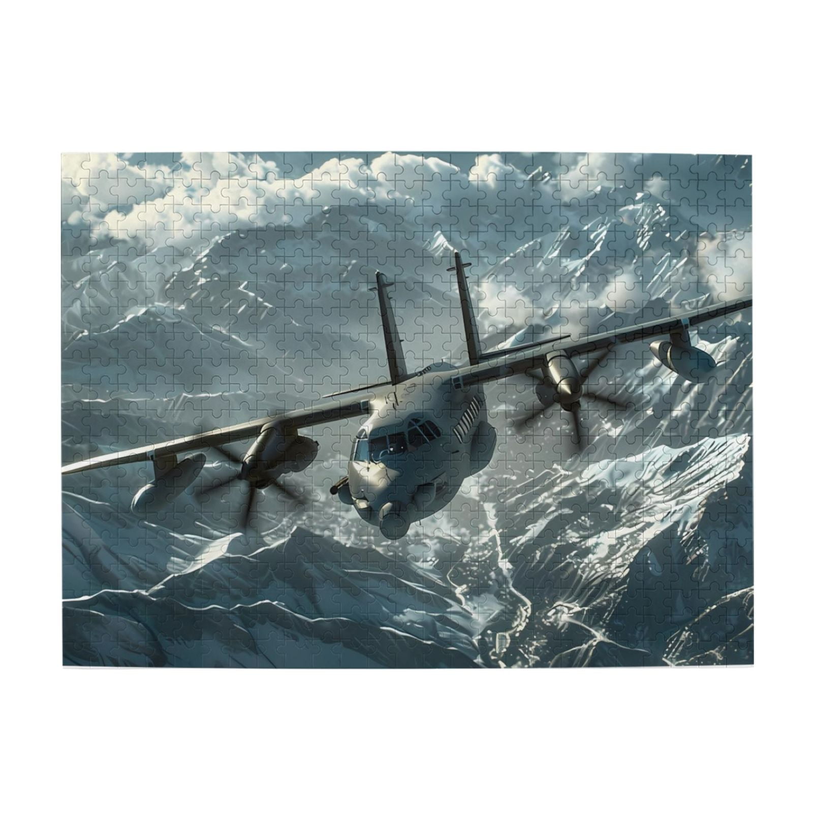 1000 Piece Military Cargo Plane Jigsaw Puzzle For Adults – Challenging ...