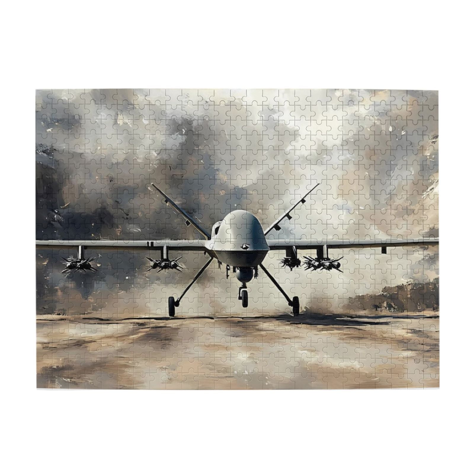 1000 Piece Military Drone Jigsaw Puzzle For Adults – Dynamic UAV Art ...