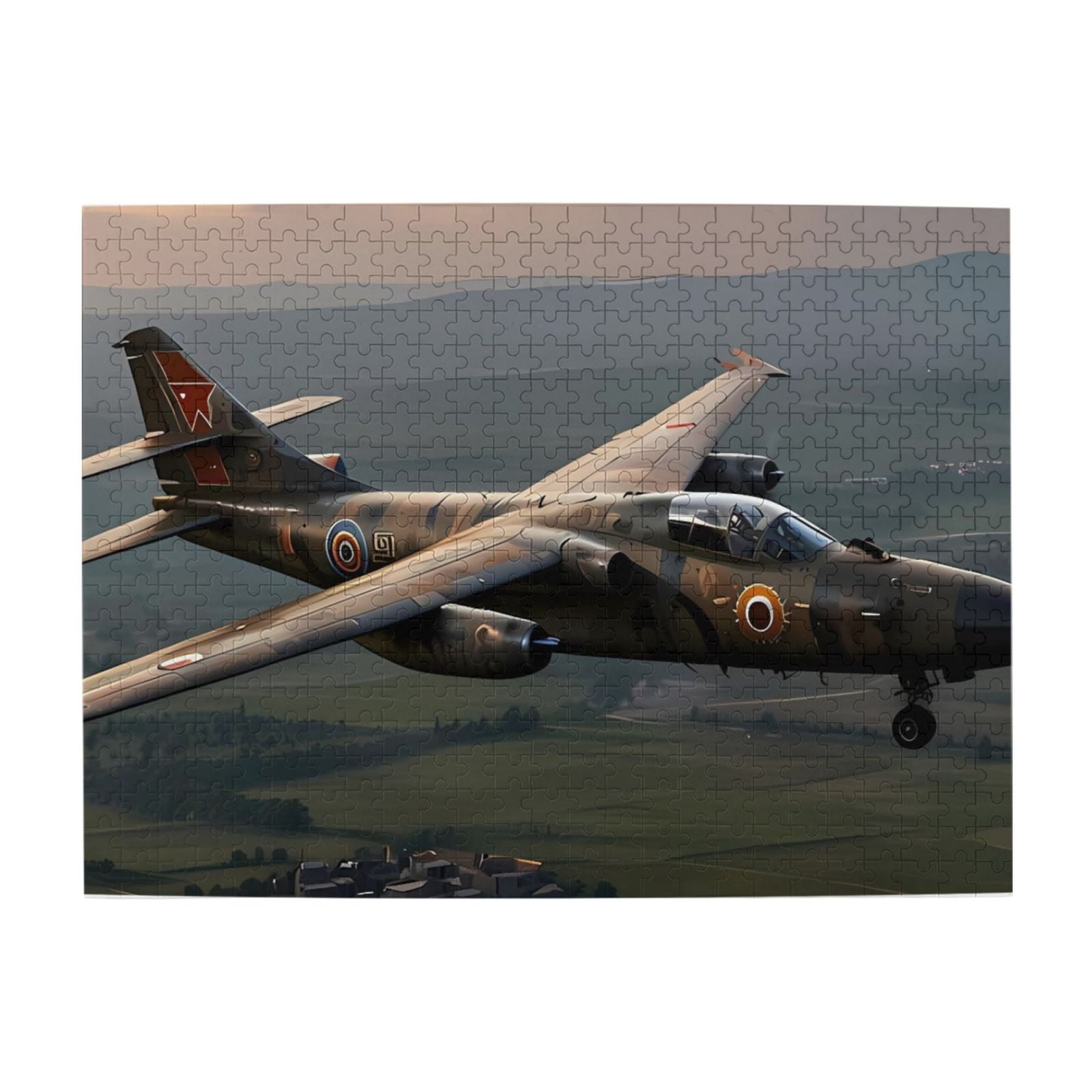 1000 Piece Military Fighter Jet Puzzle For Adults – Captivating ...