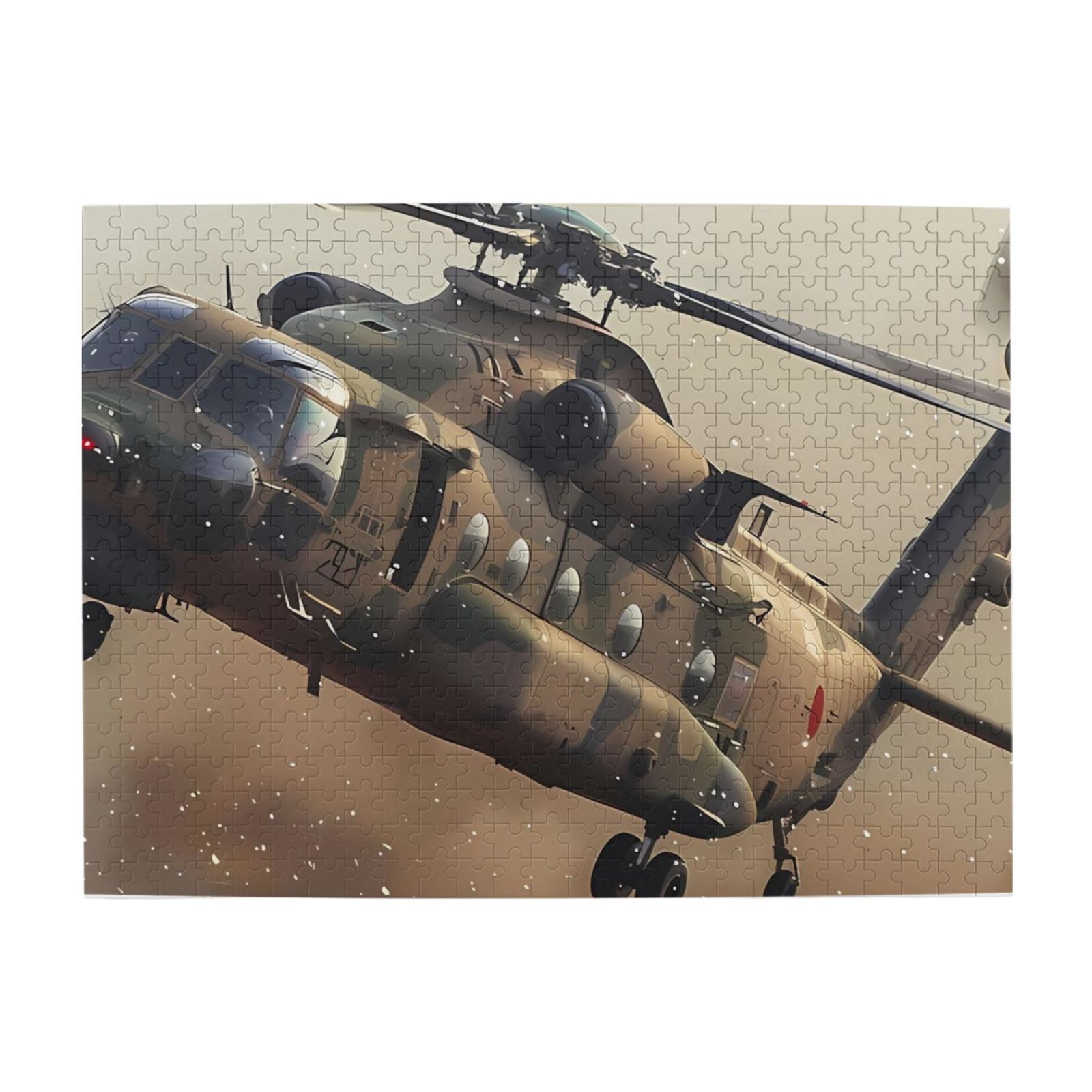 1000 Piece Military Helicopter Jigsaw Puzzle For Adults – Dynamic ...