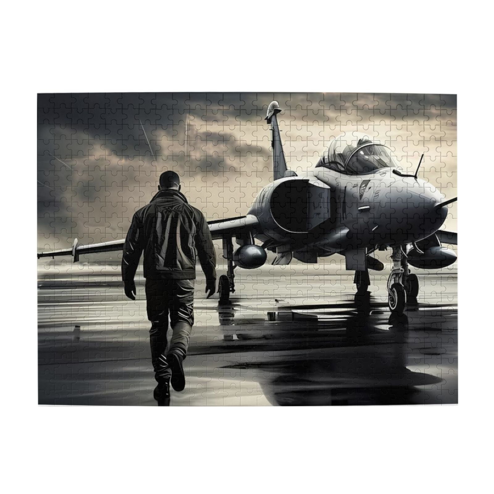 1000 Piece Military Jet Wooden Jigsaw Puzzle For Adults – Challenging ...