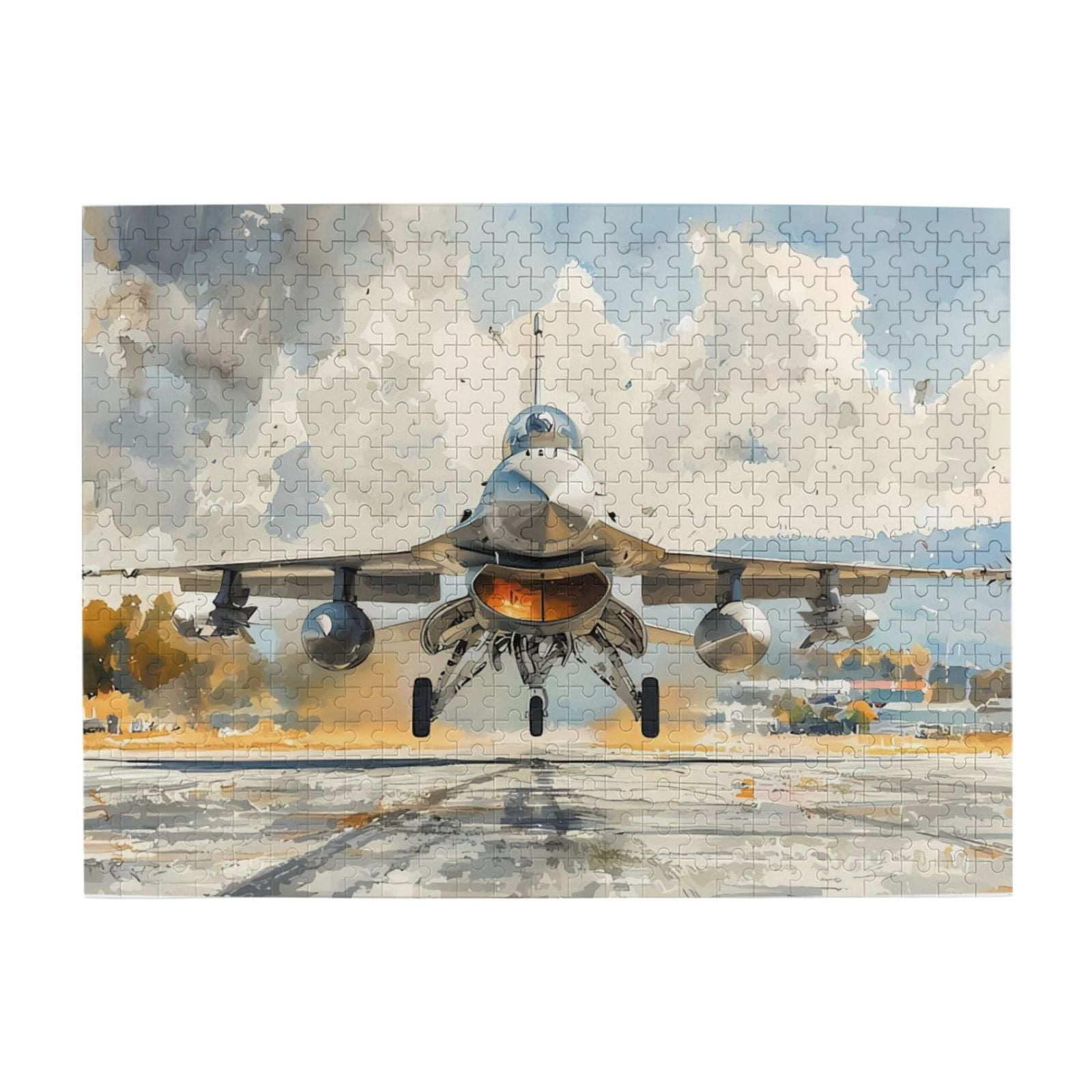 1000 Piece Modern Fighter Jet Jigsaw Puzzle For Adults – Dynamic ...