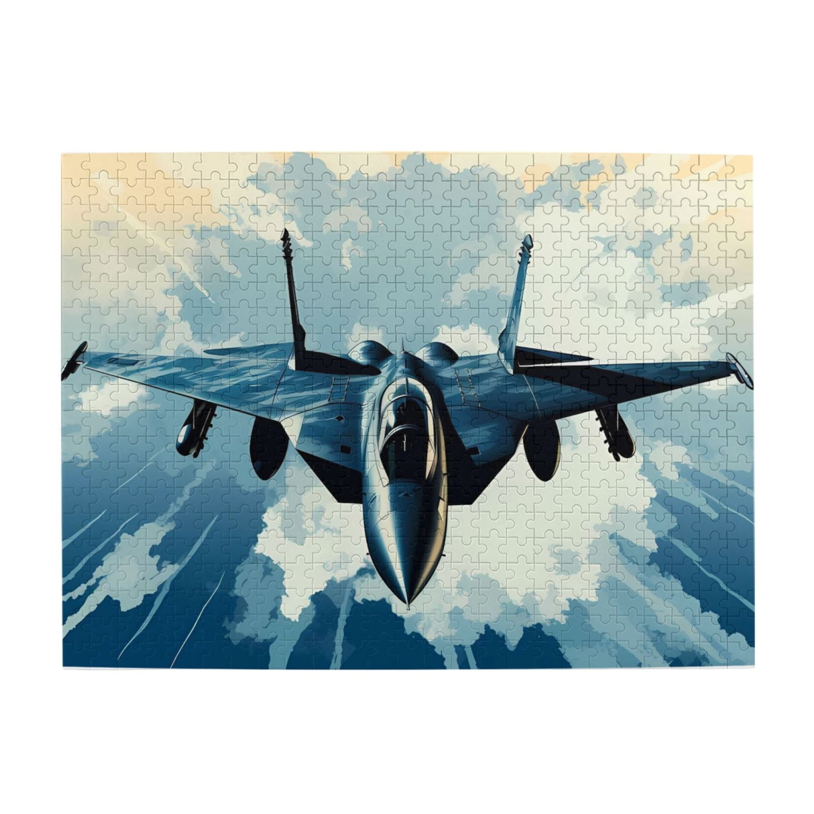 1000 Piece Modern Fighter Jet Jigsaw Puzzle For Adults – Stunning ...
