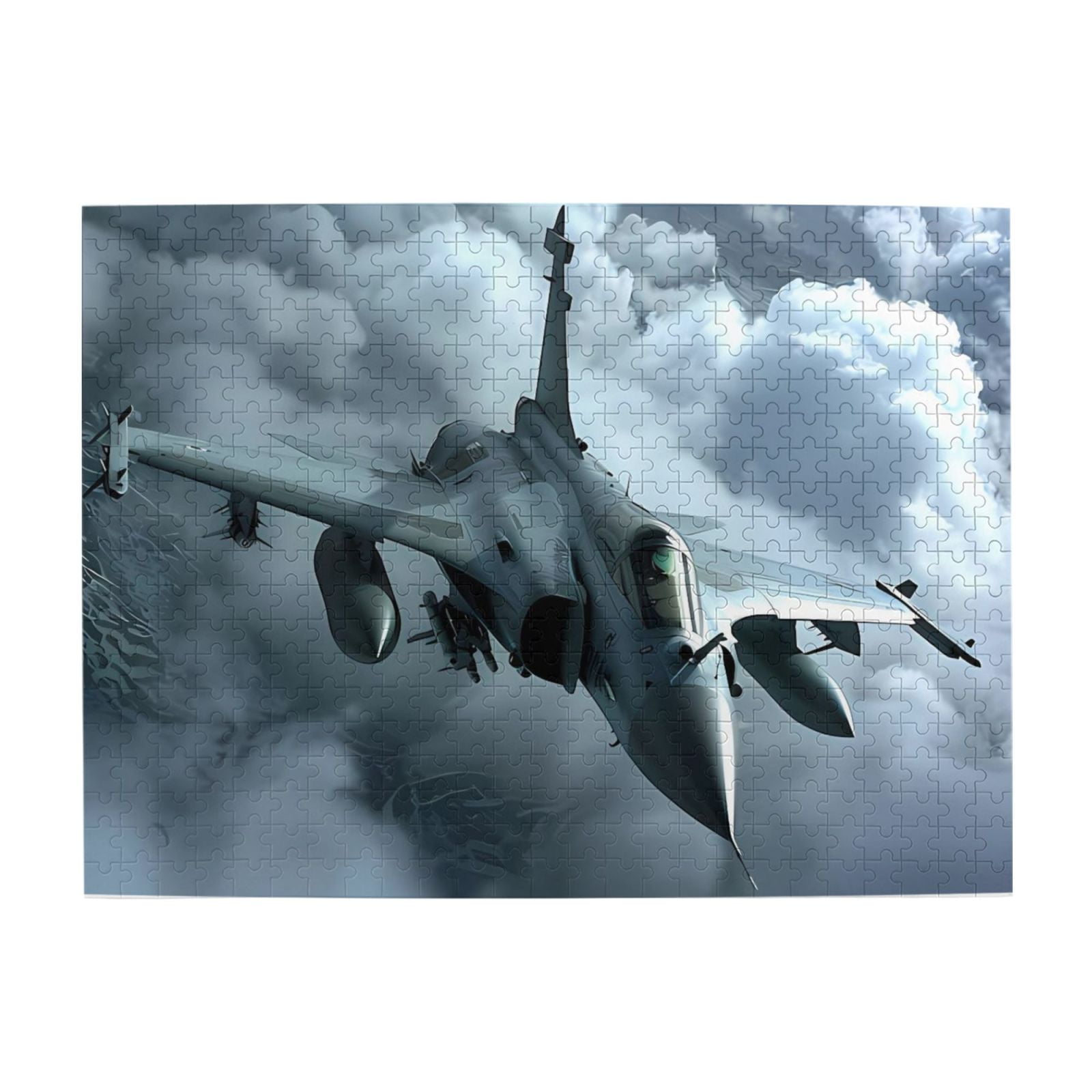1000 Piece Modern Fighter Jet Wooden Jigsaw Puzzle For Adults ...