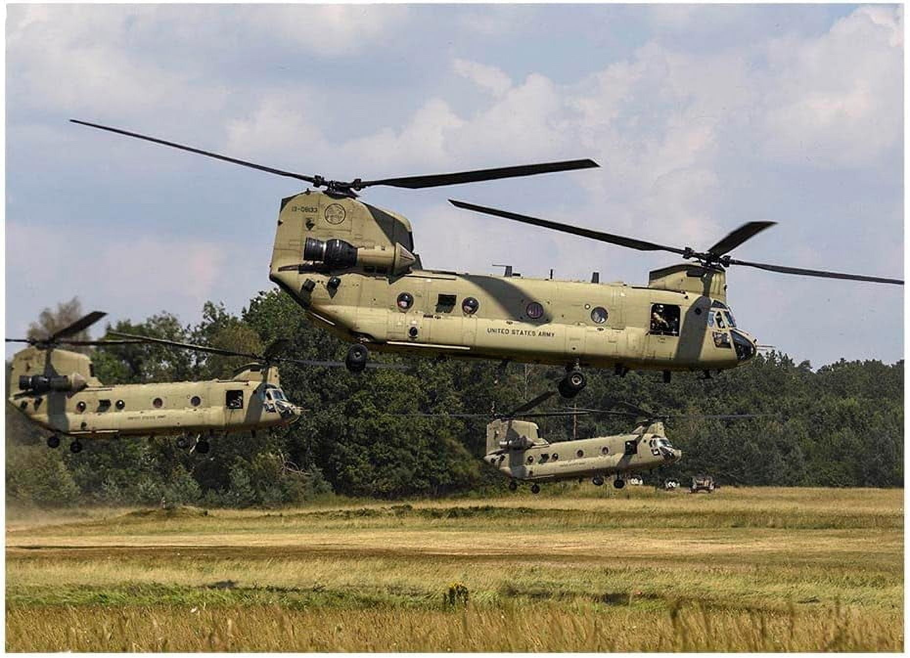 1000 Piece Multicolor Jigsaw Puzzle - Army CH-47 Chinook Helicopters ...