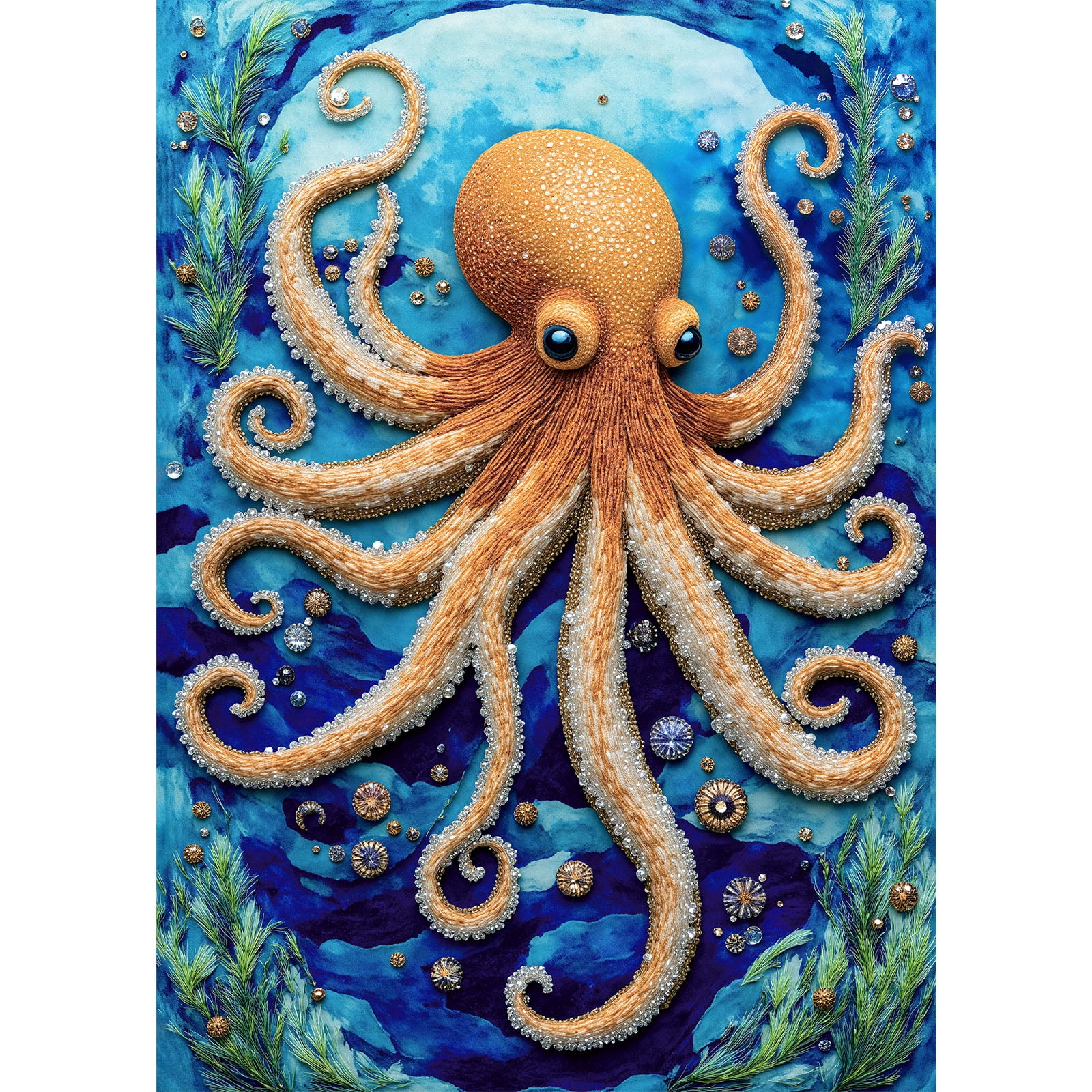1000 Piece Ocean Magic Mystery Octopus Jigsaw Puzzle, Mutant Tentacle ...
